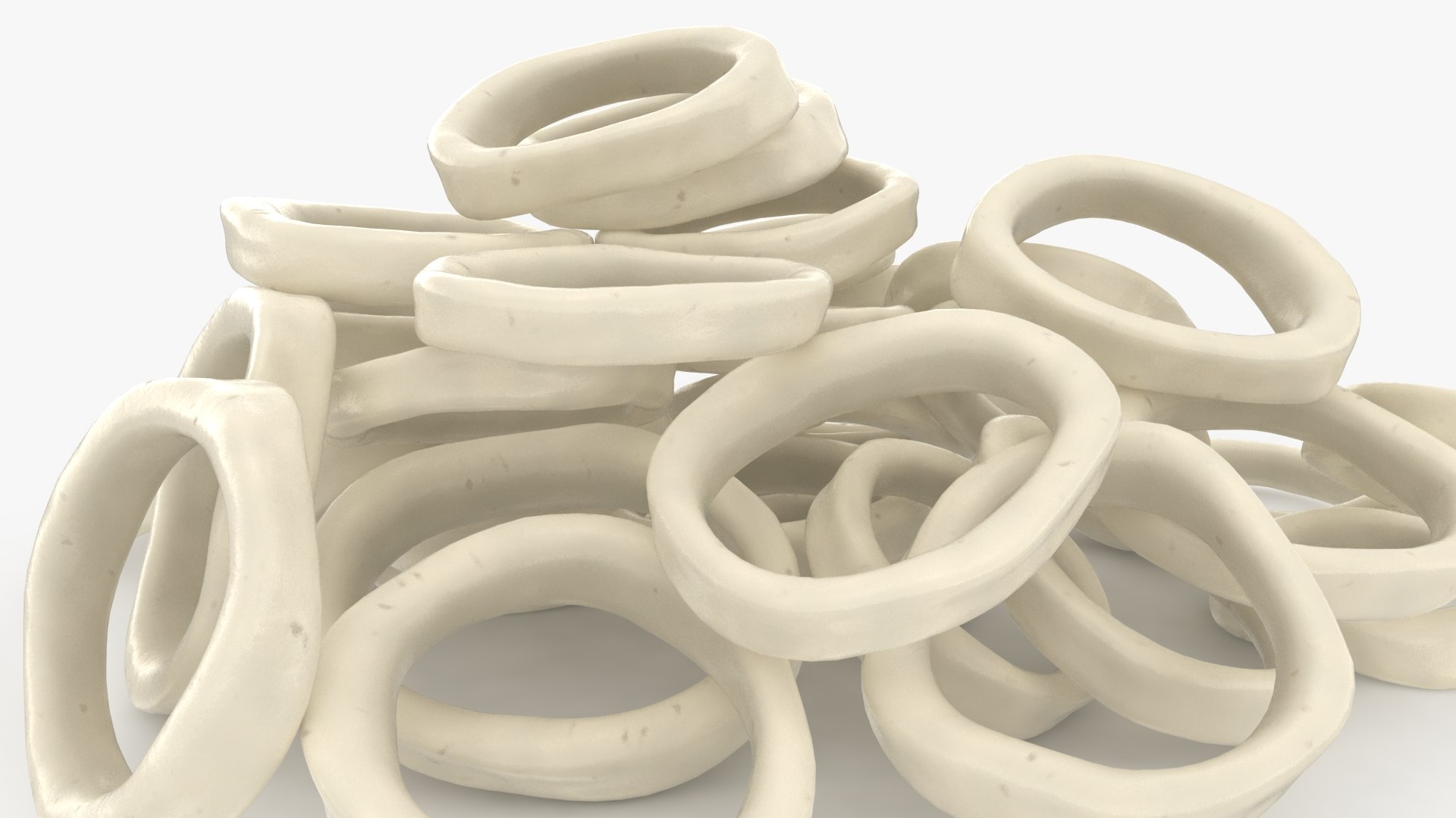 Squid Ring Pile 2 3D model - TurboSquid 2090060