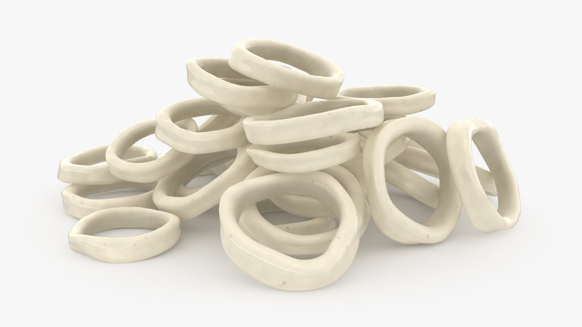 Squid Ring Pile 2 3D model - TurboSquid 2090060