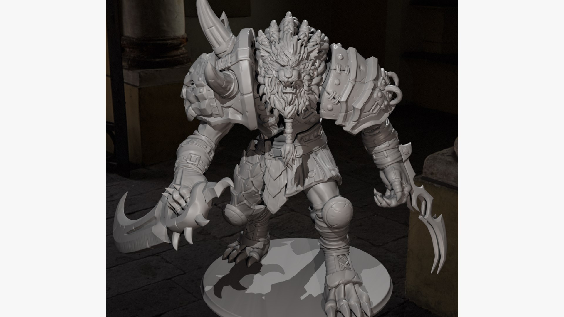 modelo 3d Rengar League of Legend figura STL lista para impresión 3D ...