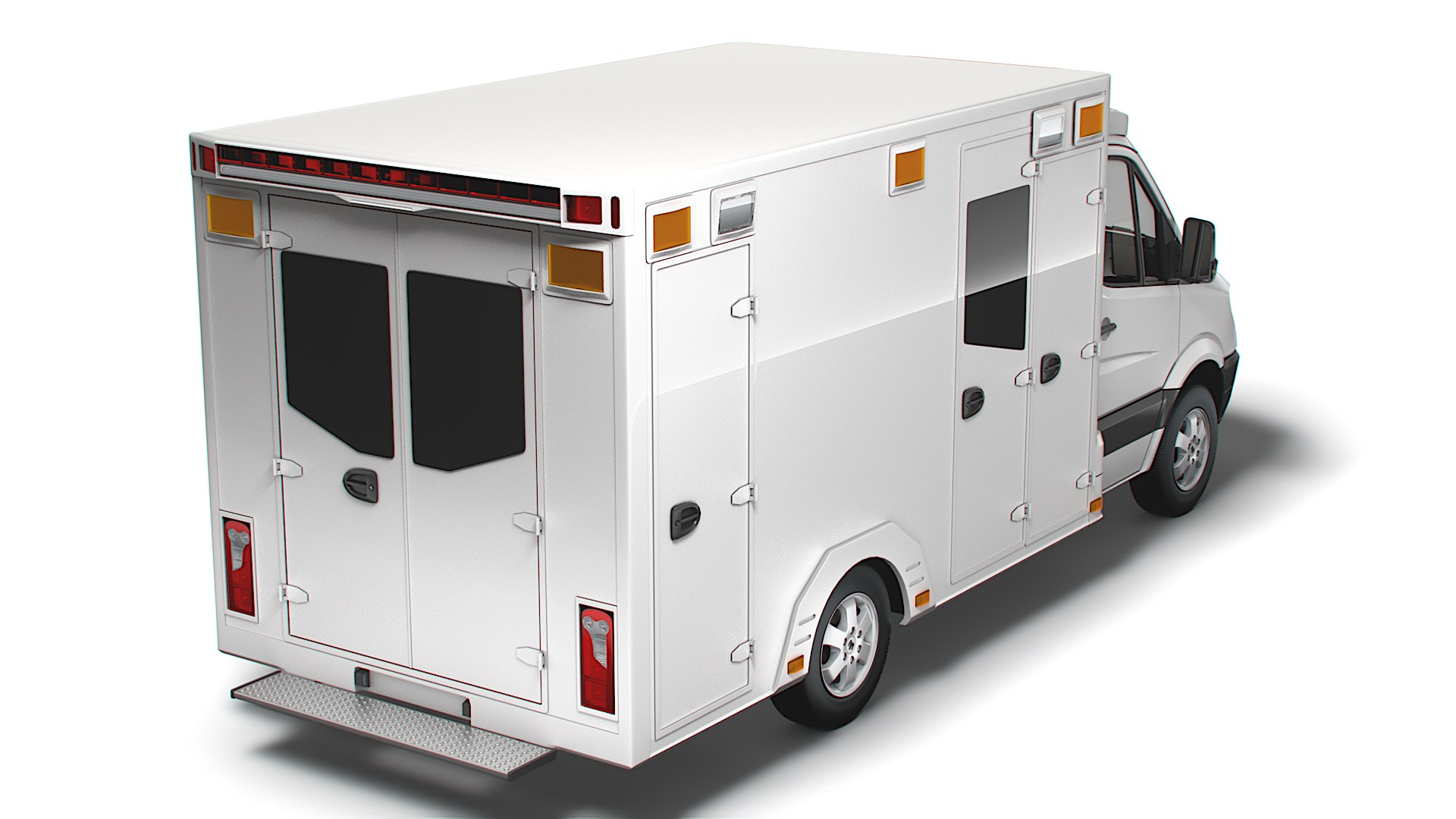 3D Freightliner Sprinter Box Ambulance 2008 Model - TurboSquid 2011299