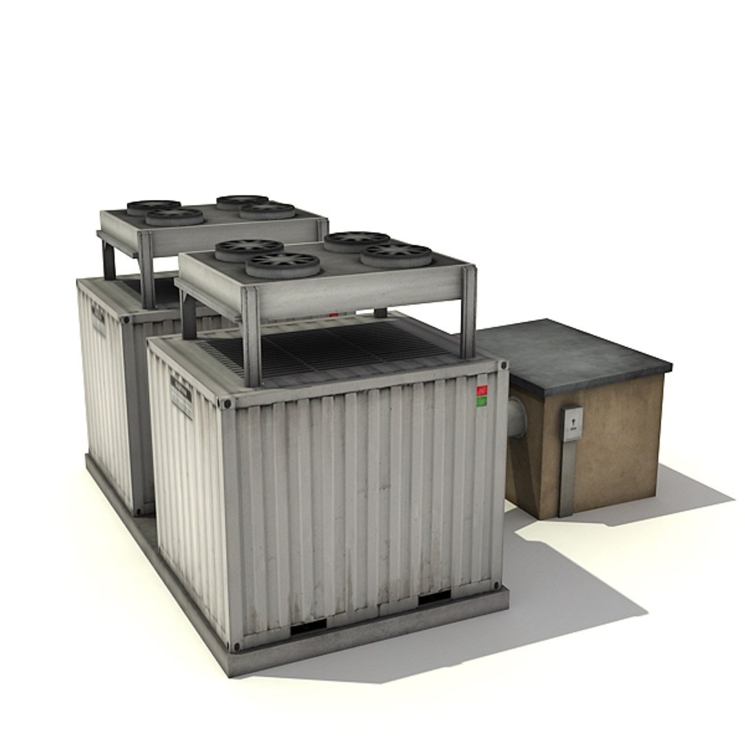 Max Low-poly Cooling Units