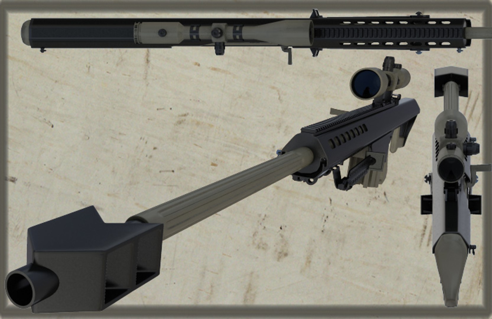 m82 sniper rifle x