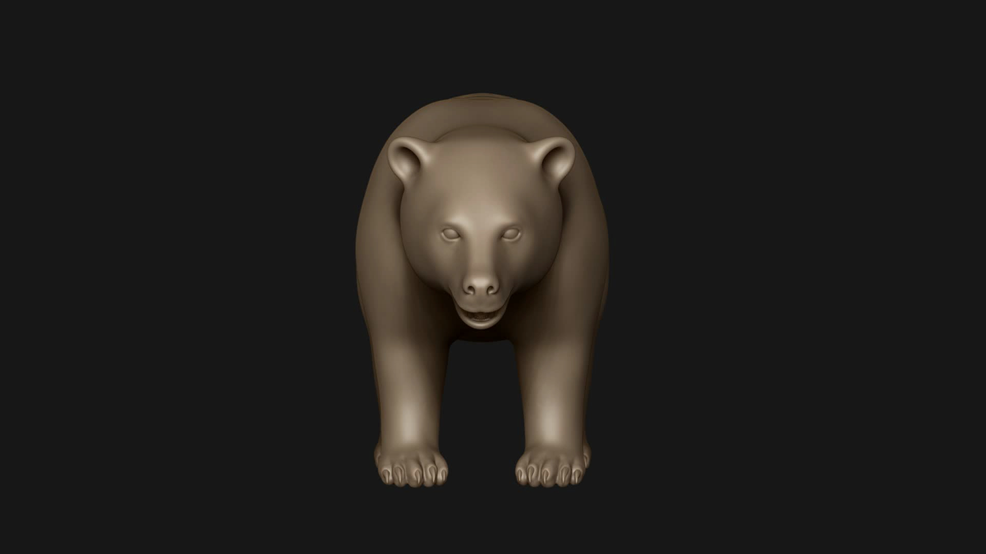 Black Bear Base Mesh 3D Model - TurboSquid 1822755