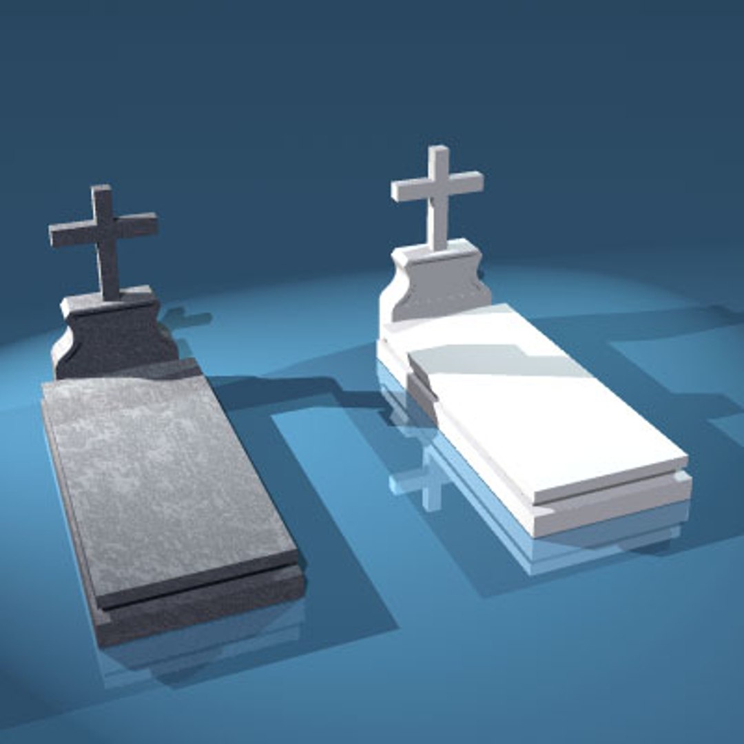 Free Grave Gravestone 3d Model