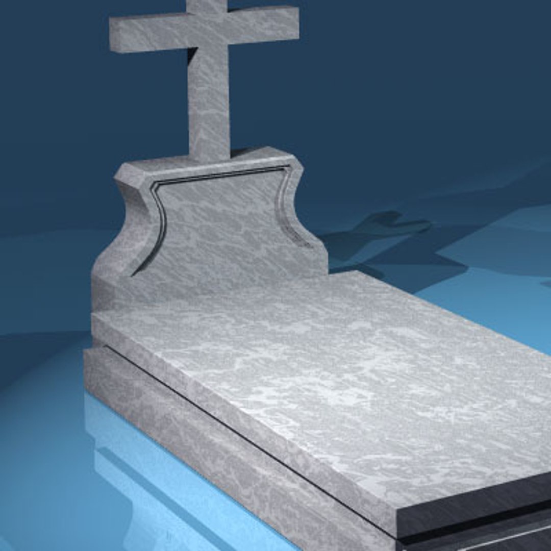 Free Grave Gravestone 3d Model