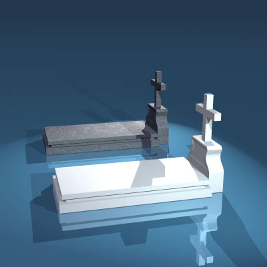 Free Grave Gravestone 3d Model