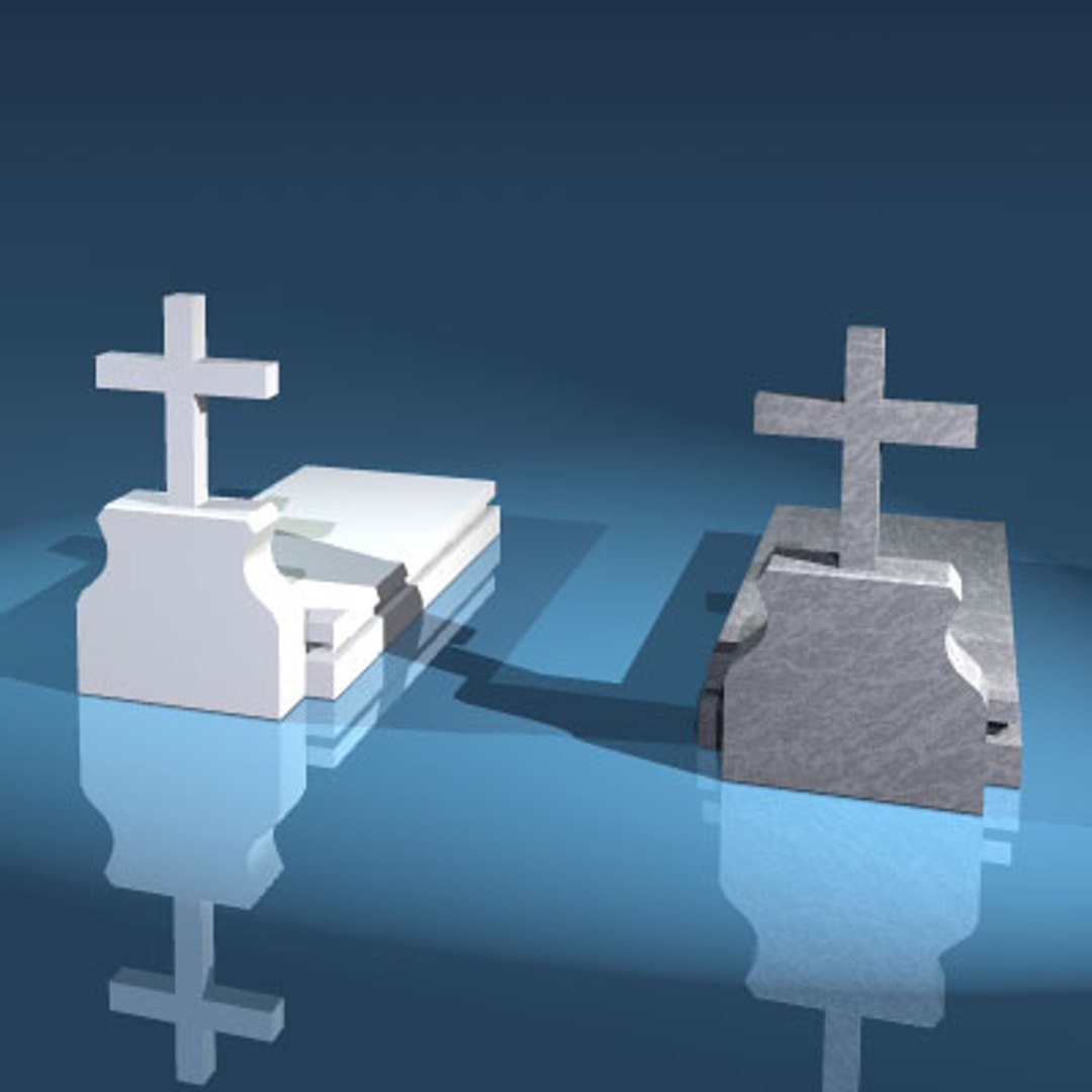 Free Grave Gravestone 3d Model