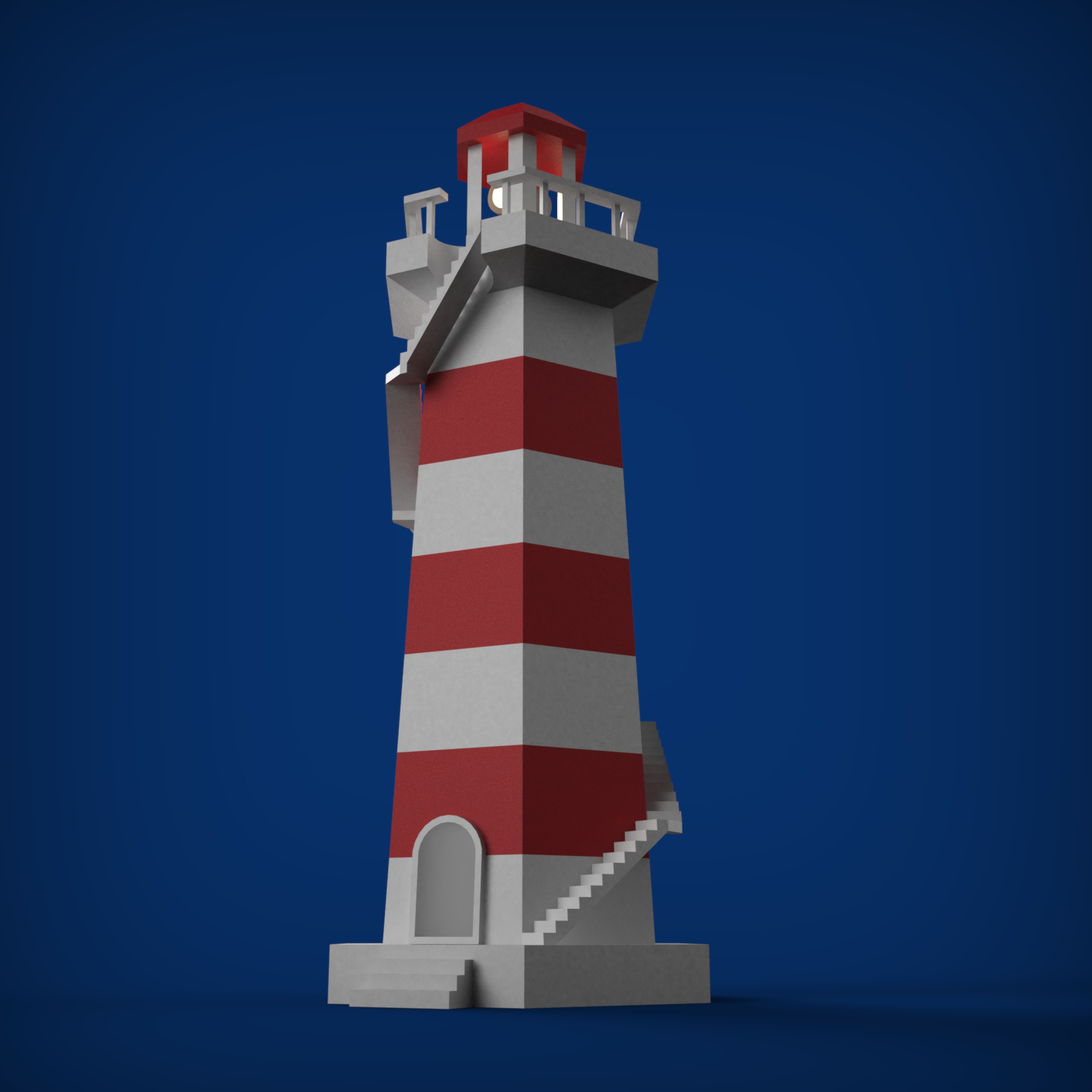 Free Low poly lighthouse 3D model - TurboSquid 1848794