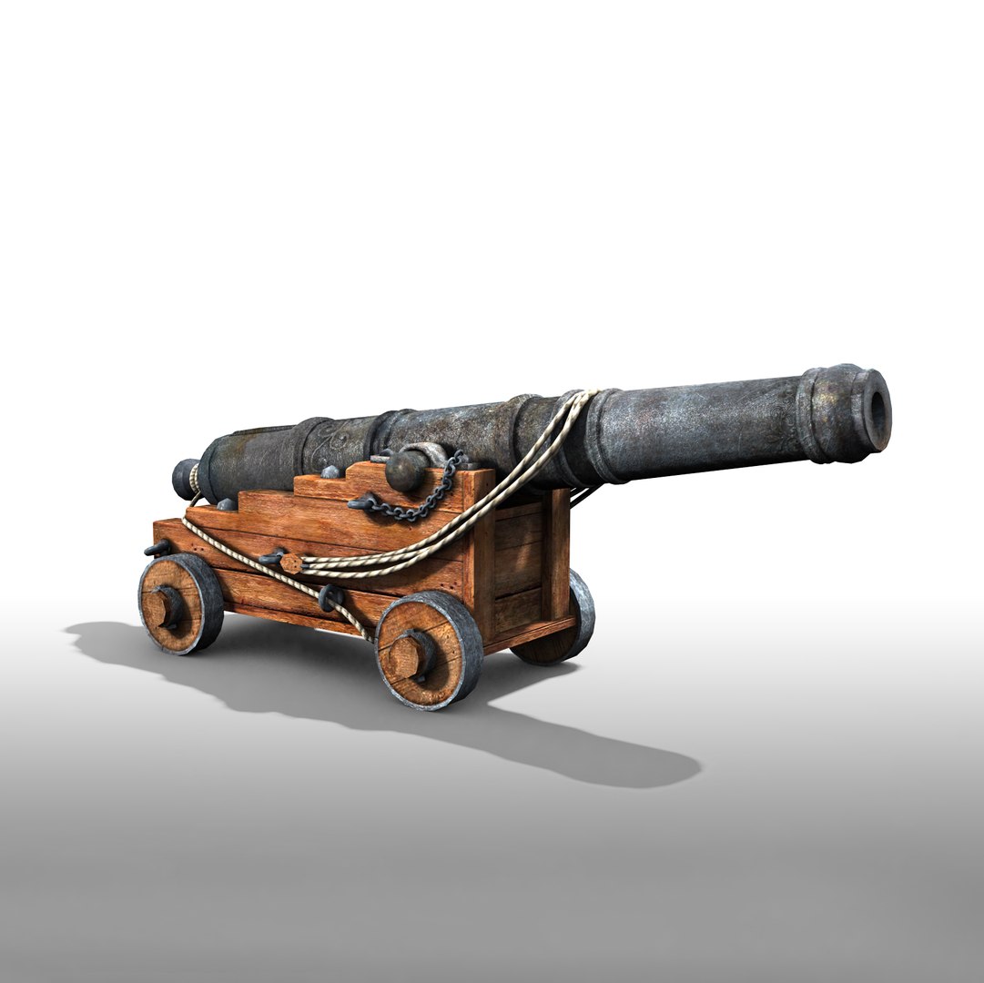 3d Pirate Cannon