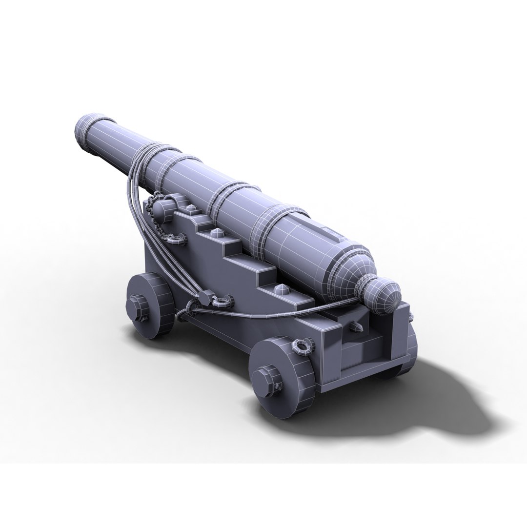 3d Pirate Cannon