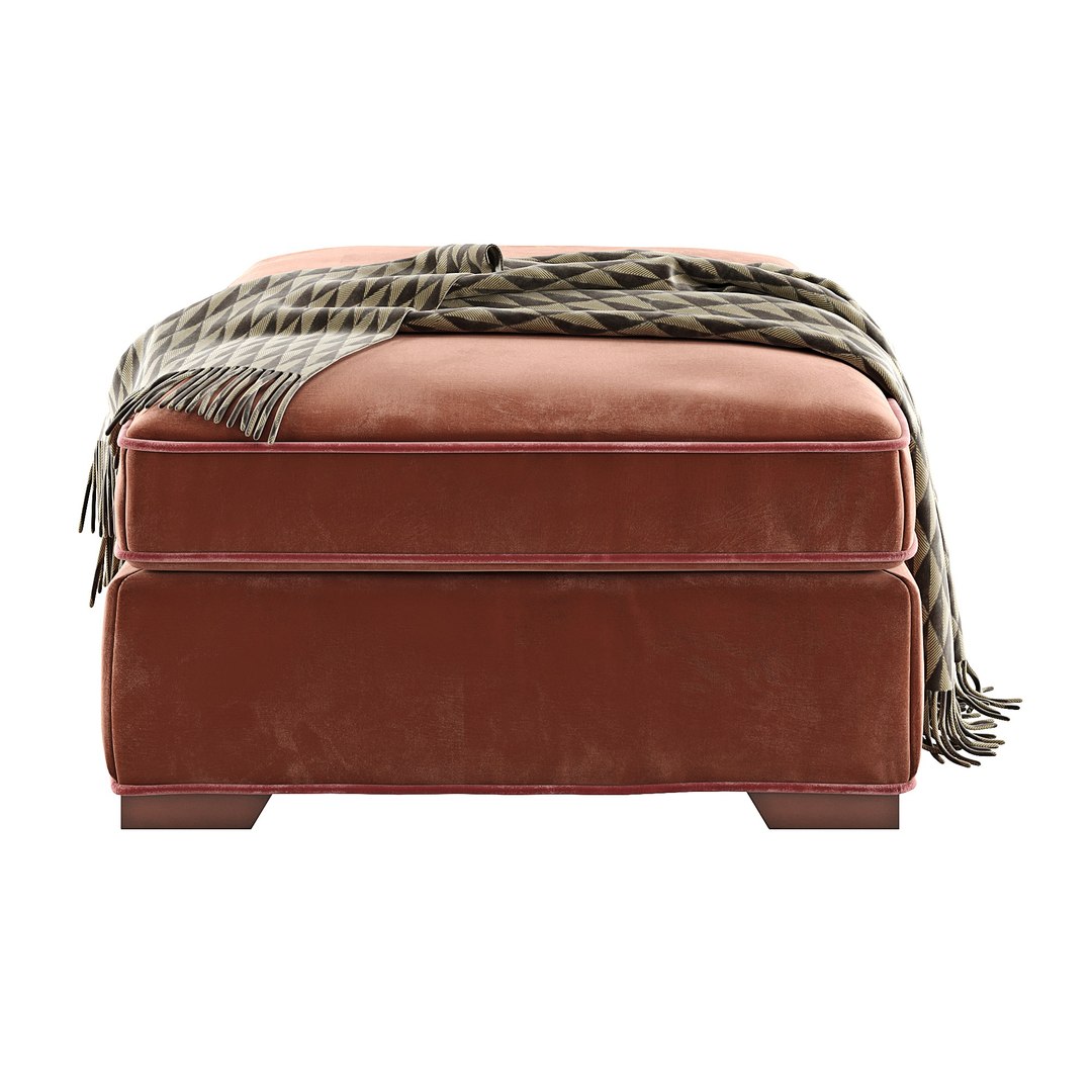 Raffine Ottoman By Athena Calderone 3D Model - TurboSquid 2317819