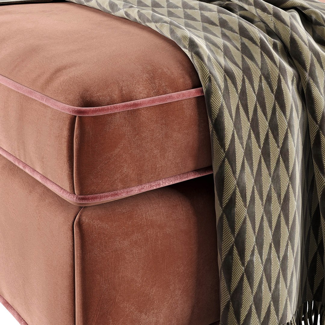 Raffine Ottoman By Athena Calderone 3D Model - TurboSquid 2317819