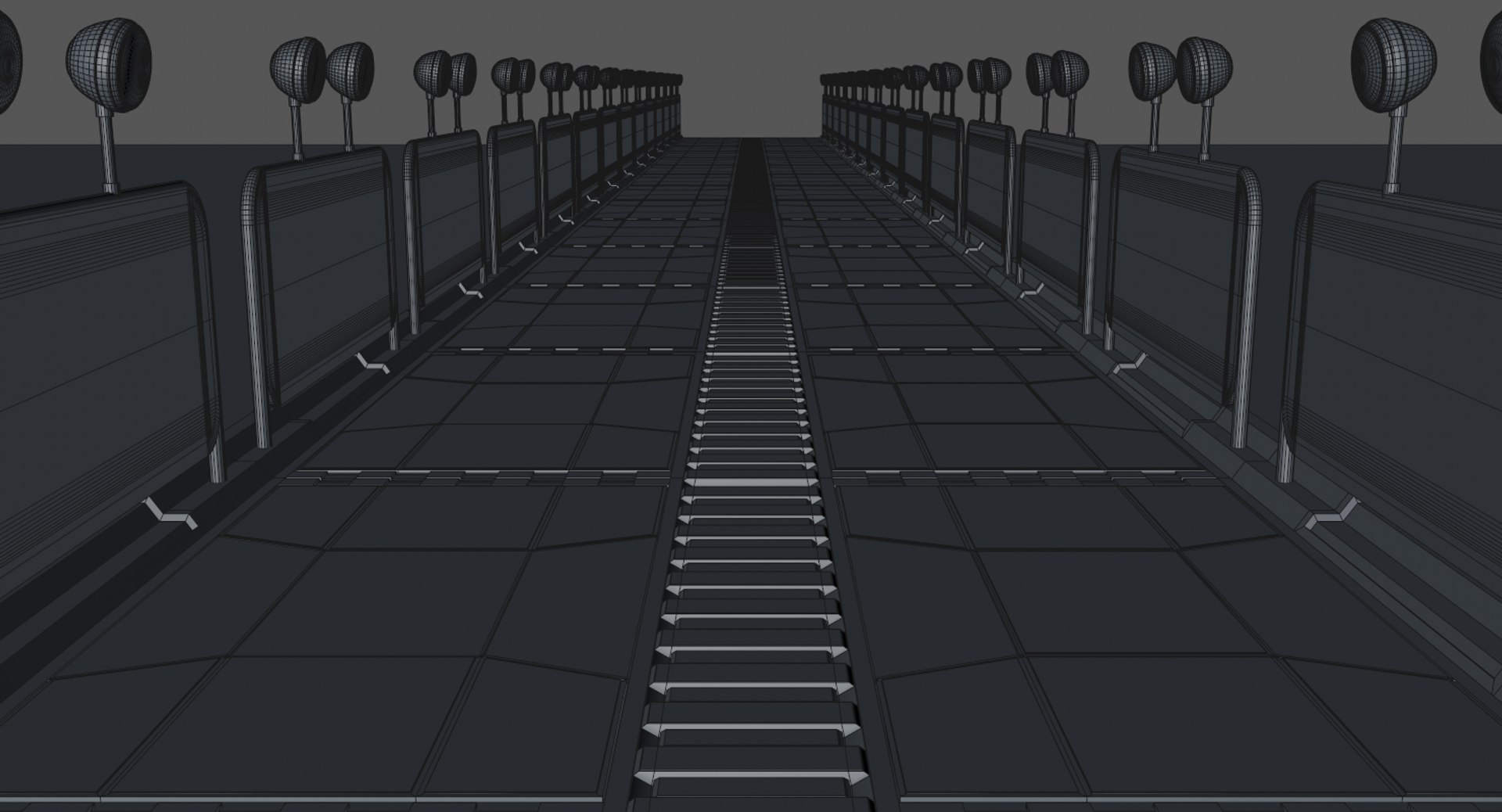 3D Sci Fi Bridge Model - TurboSquid 1391742