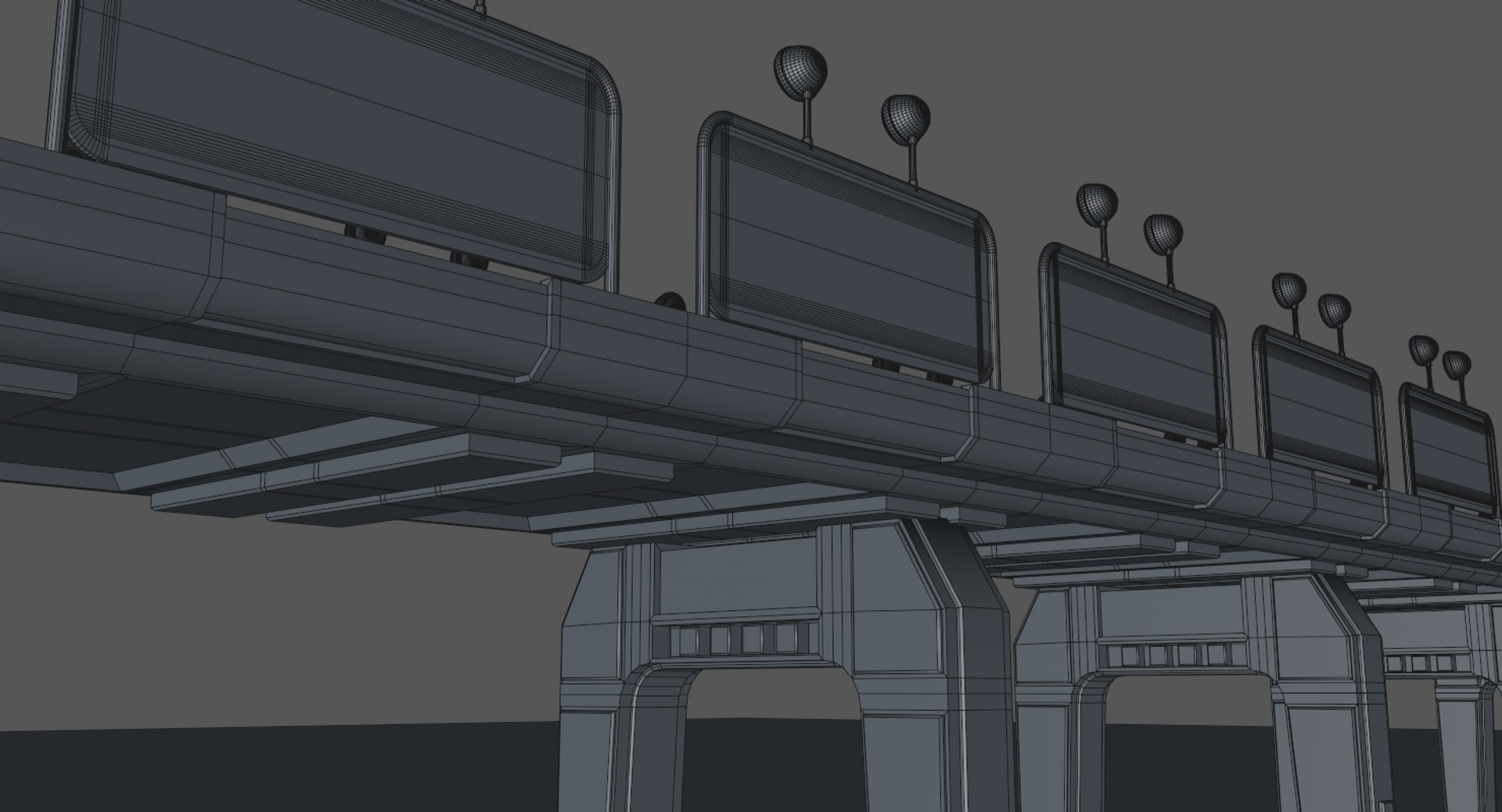 3D Sci Fi Bridge Model - TurboSquid 1391742