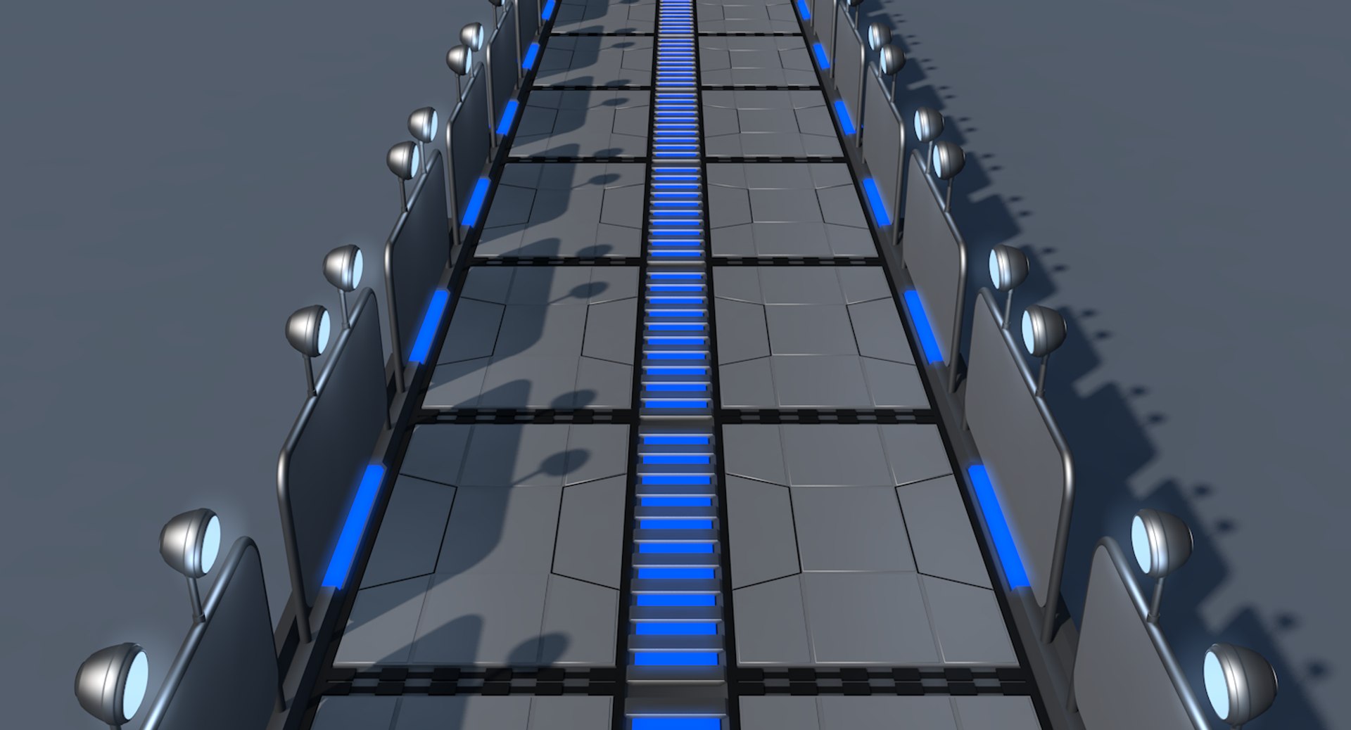 3D Sci Fi Bridge Model - TurboSquid 1391742