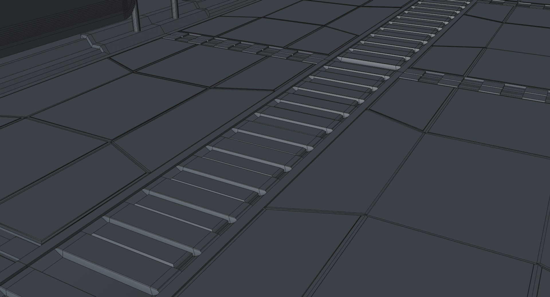 3D Sci Fi Bridge Model - TurboSquid 1391742