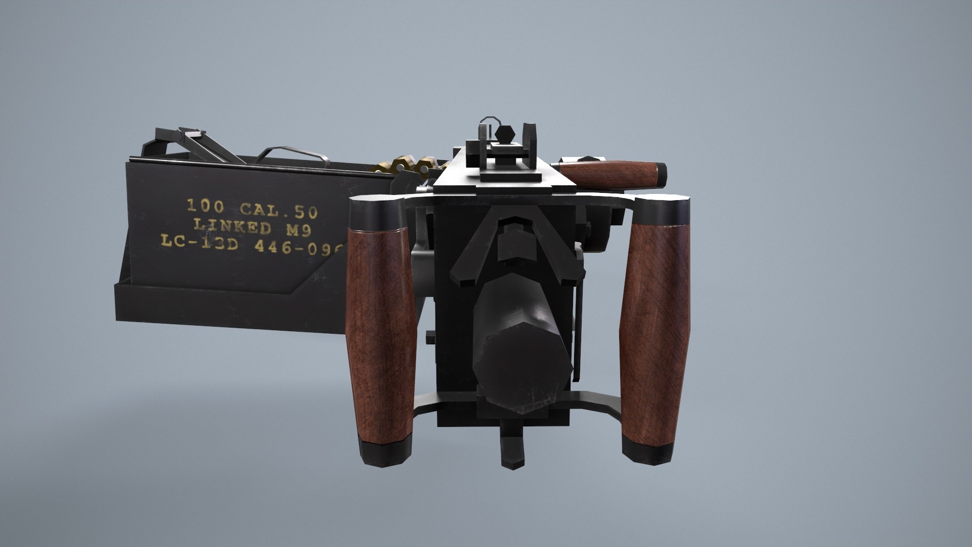 3D M2 Browning Machine Gun - TurboSquid 2199383
