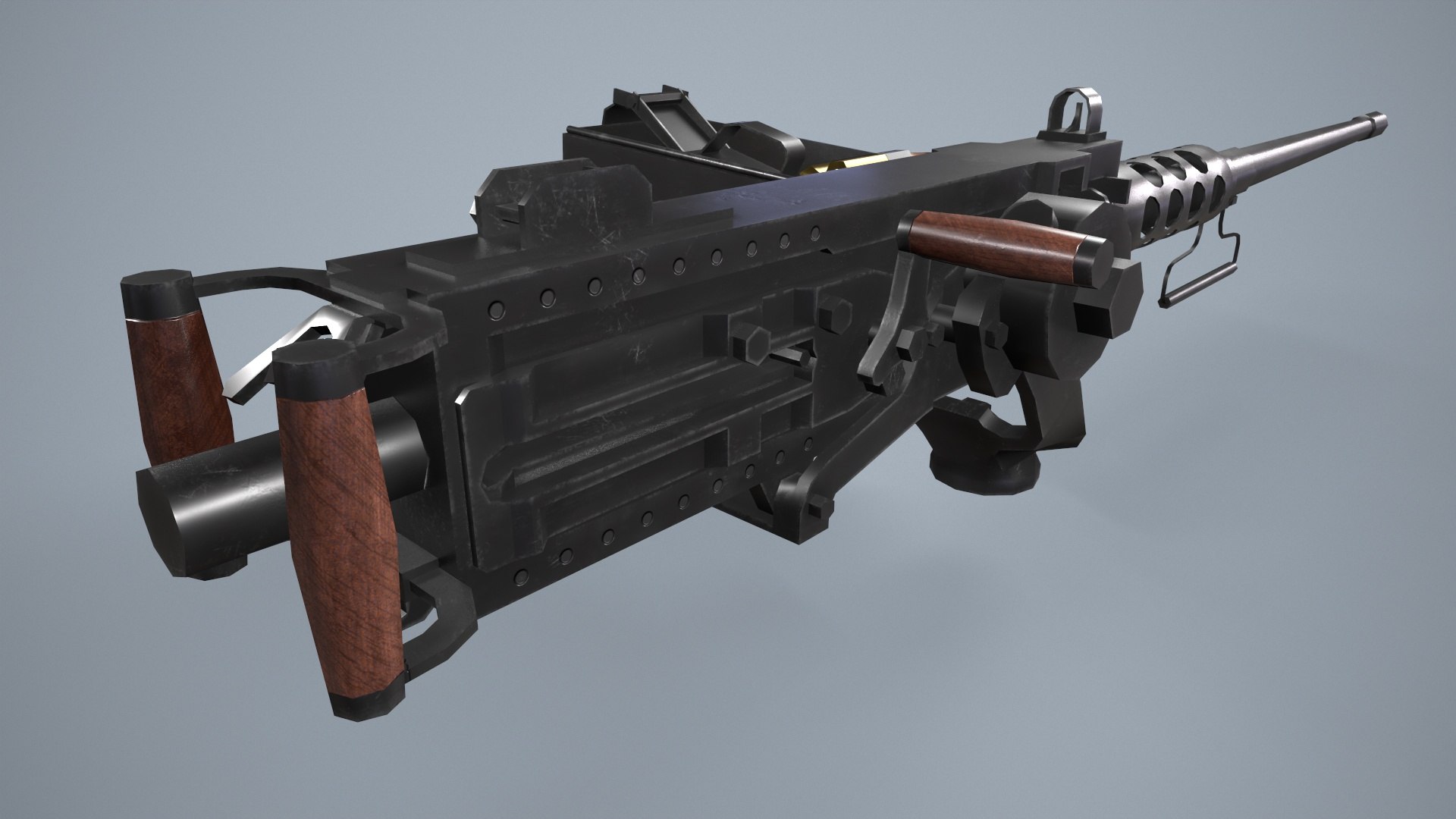 3D M2 Browning Machine Gun - TurboSquid 2199383