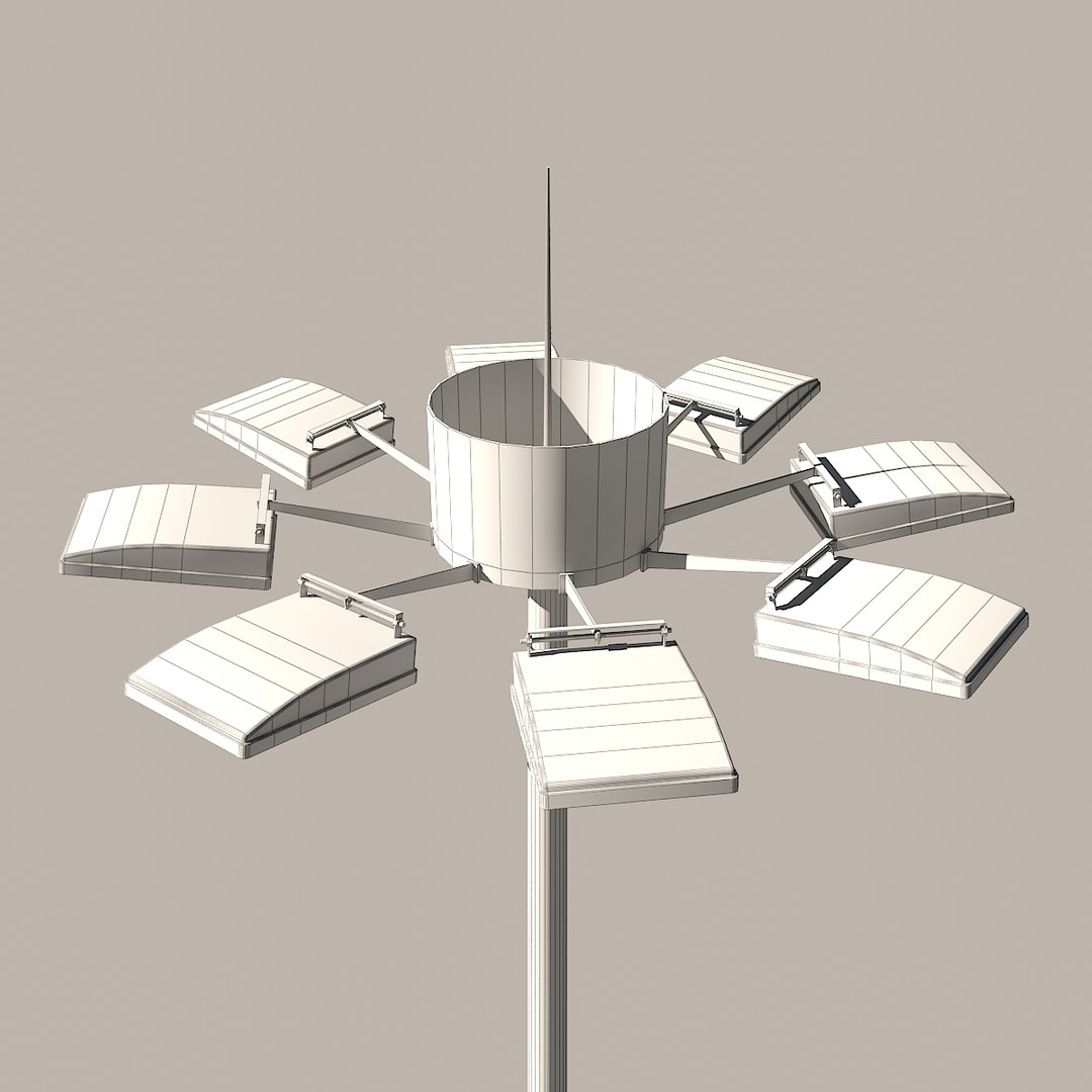 3D Light Tower Exterior Architecture Model - TurboSquid 1597144