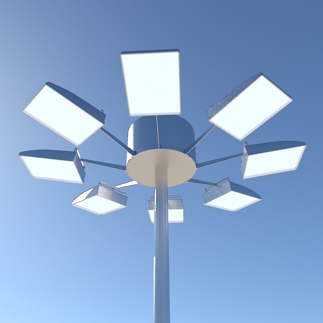 3D Light Tower Exterior Architecture Model - TurboSquid 1597144