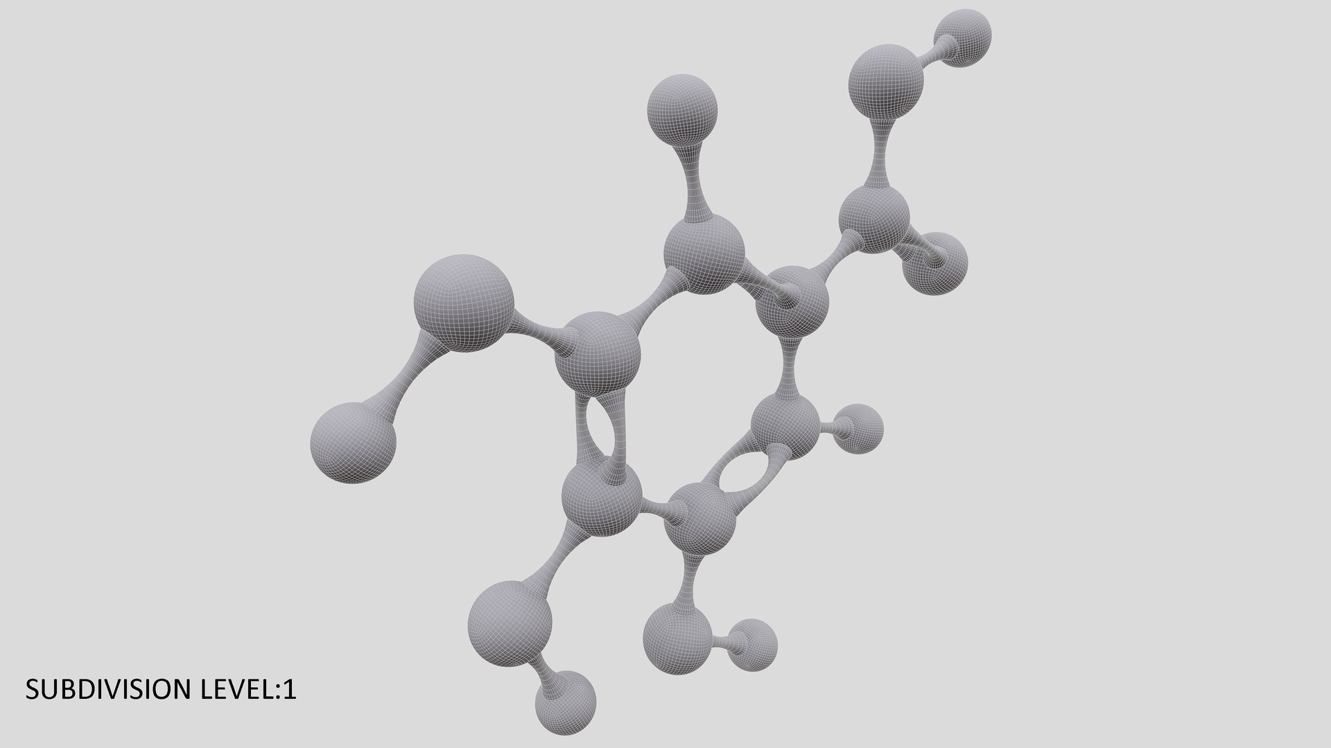 Gallic Acid Molecule With PBR 4K 8K 3D - TurboSquid 1943789