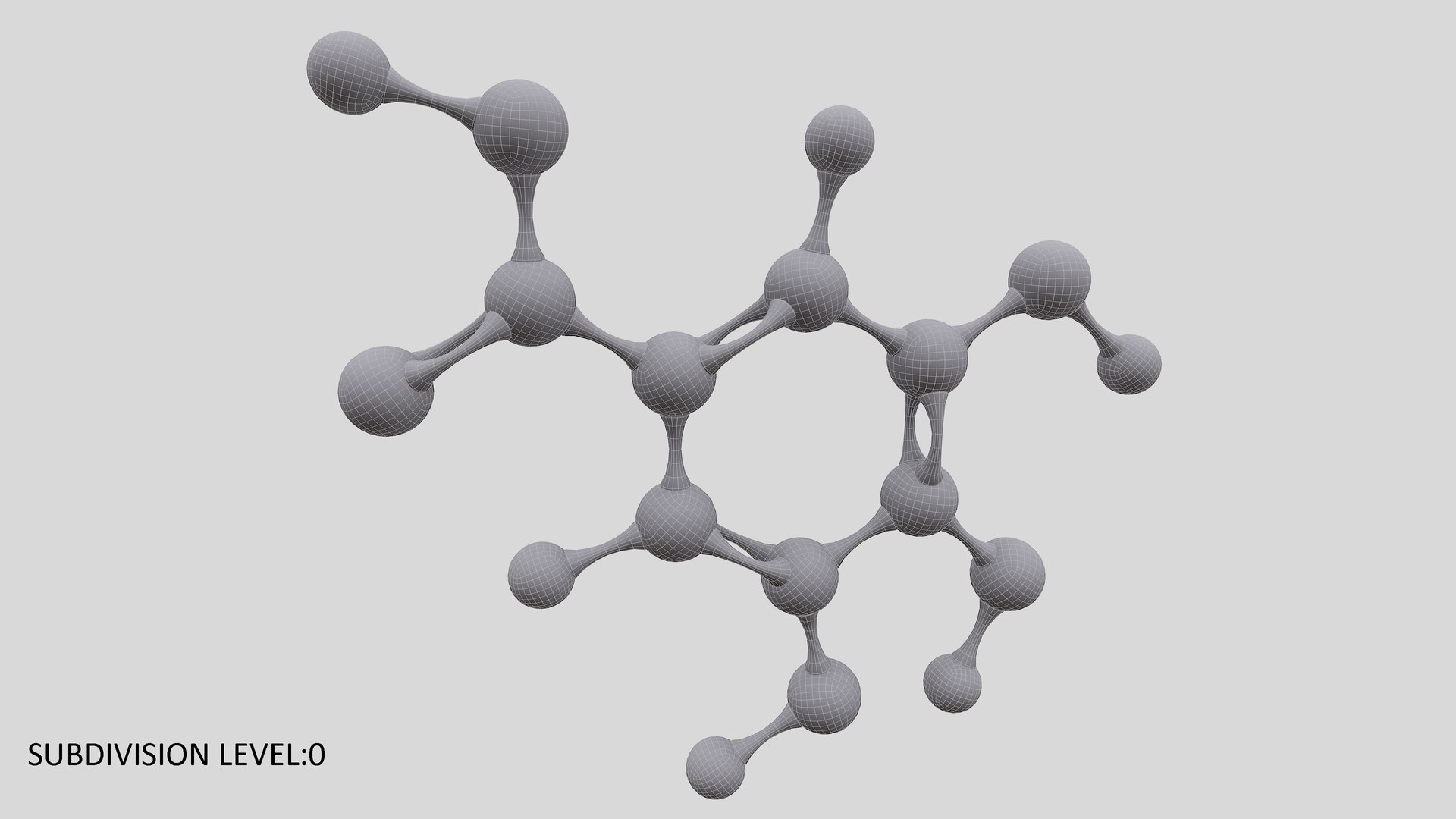 Gallic Acid Molecule With PBR 4K 8K 3D - TurboSquid 1943789