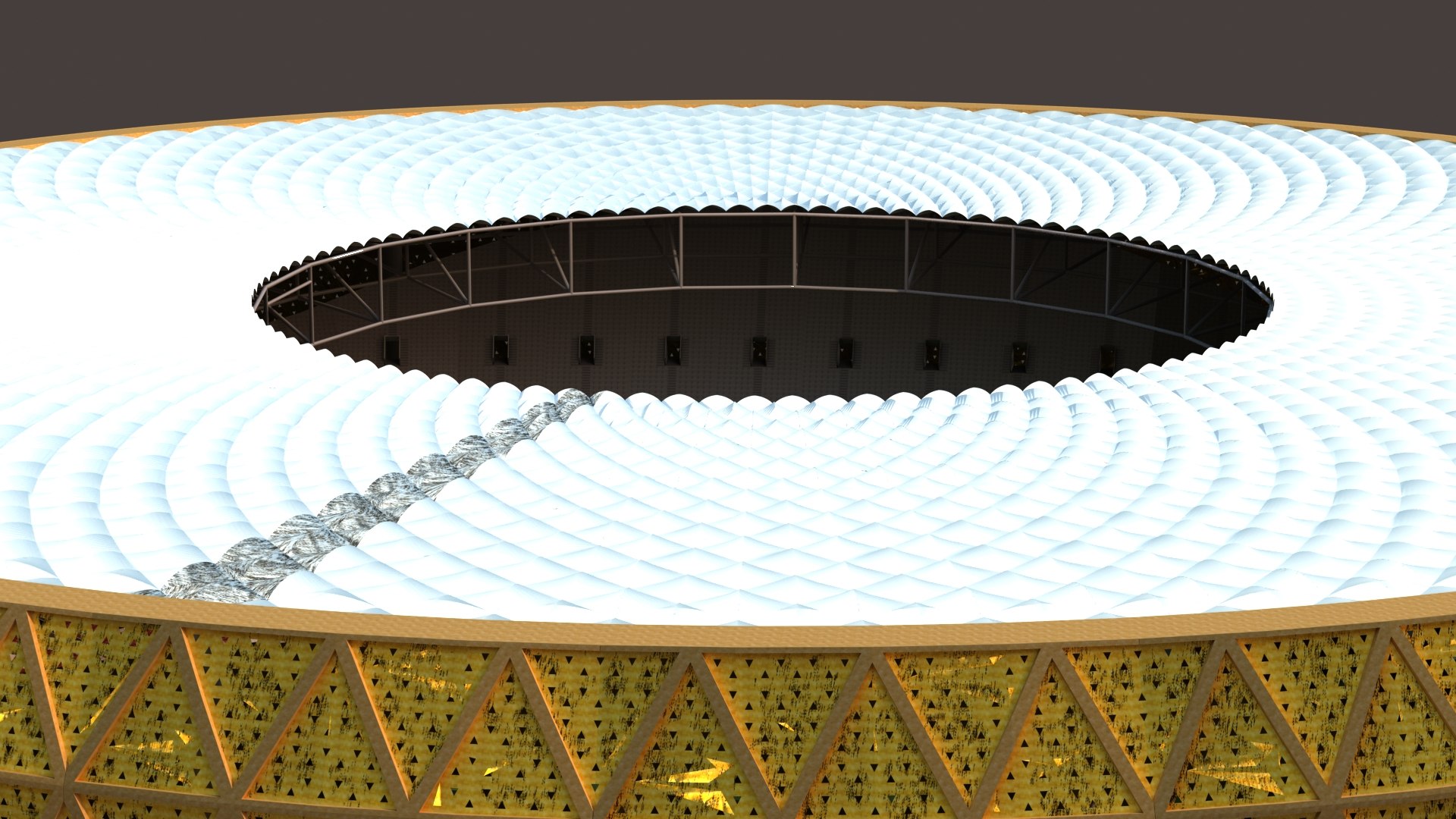 Qatar Lusail Stadium 3D Model - TurboSquid 1978870