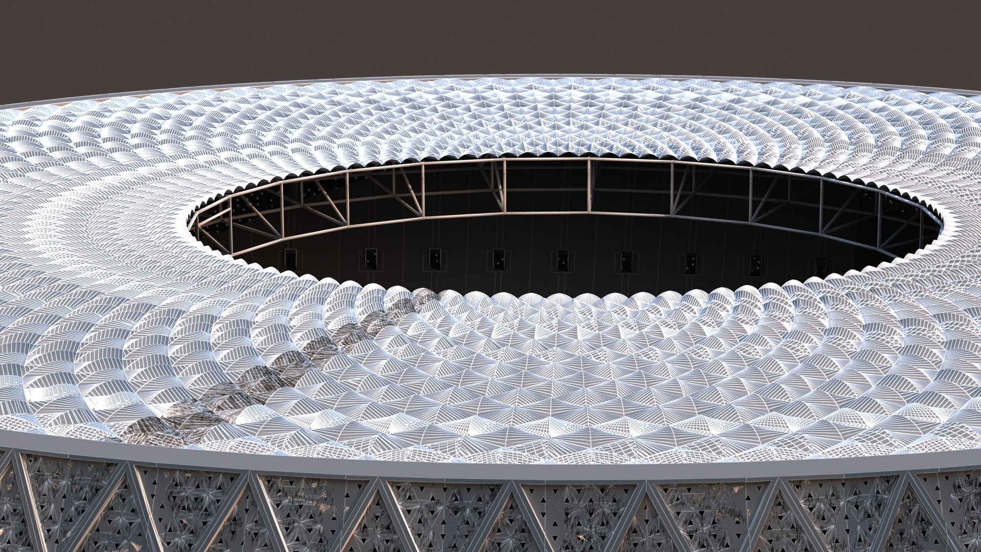 Qatar Lusail Stadium 3D Model - TurboSquid 1978870