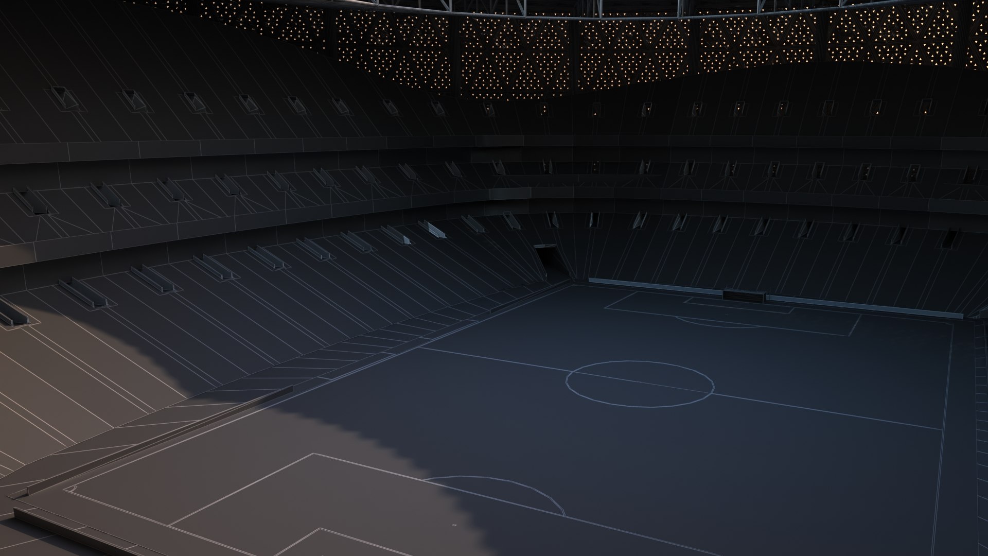 Qatar Lusail Stadium 3D Model - TurboSquid 1978870