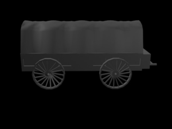 Caravan wagon barrels 3D model - TurboSquid 1294717