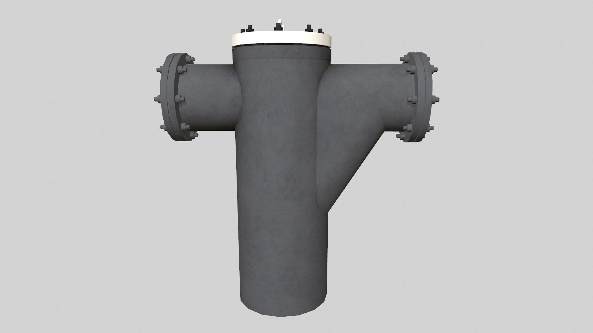 3D T Strainer Valve - TurboSquid 2359950