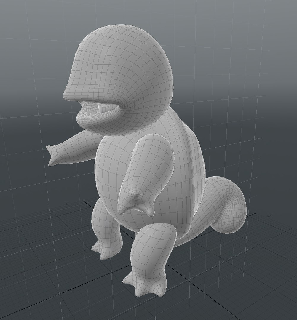 Squirtle Pokemon 3d Model