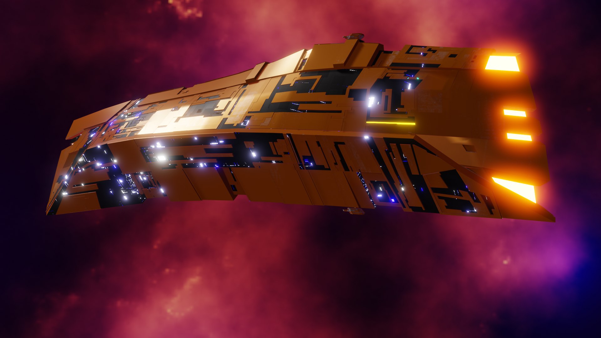 3D Destroyer Spaceship - TurboSquid 2185564