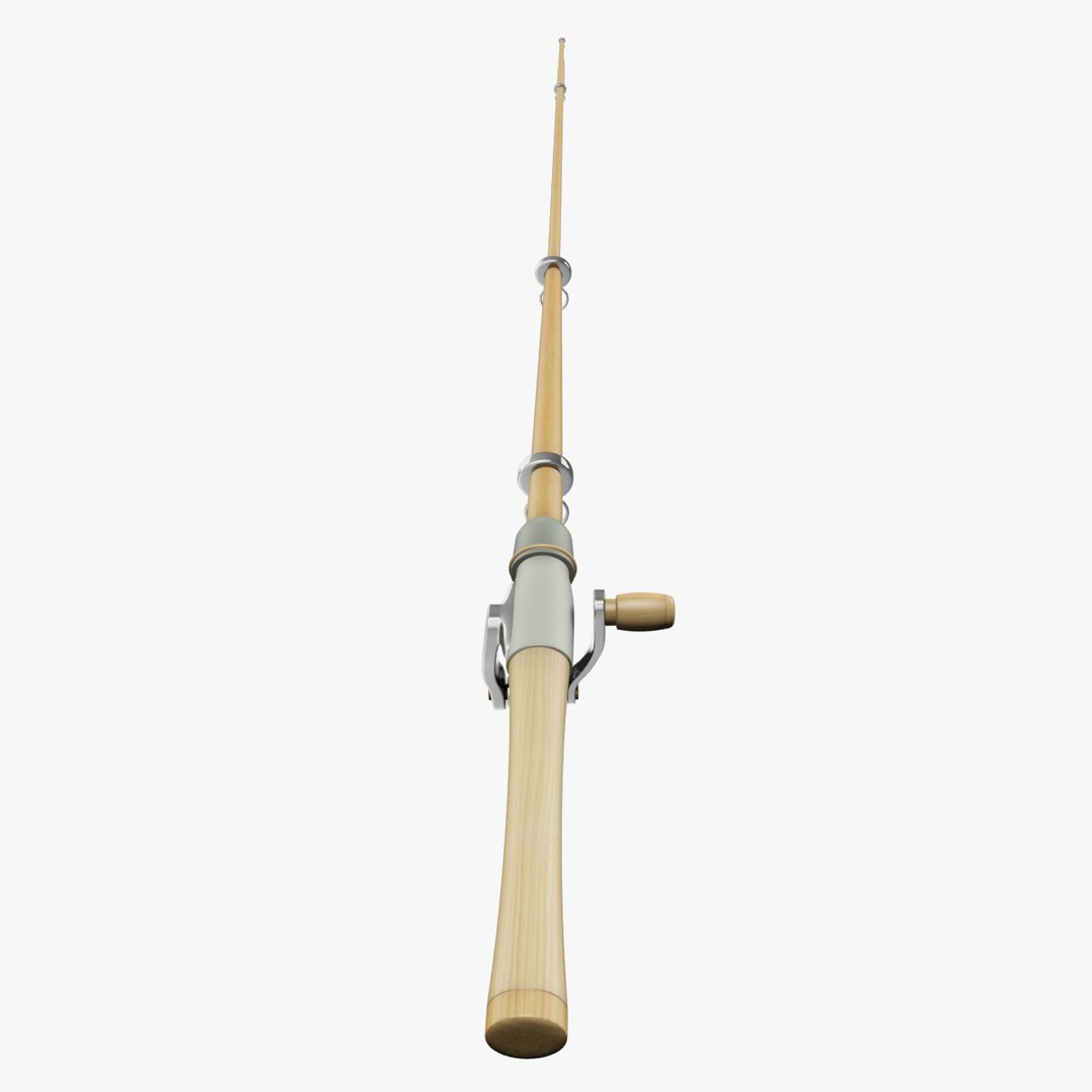 3D fishing pole model - TurboSquid 1188201