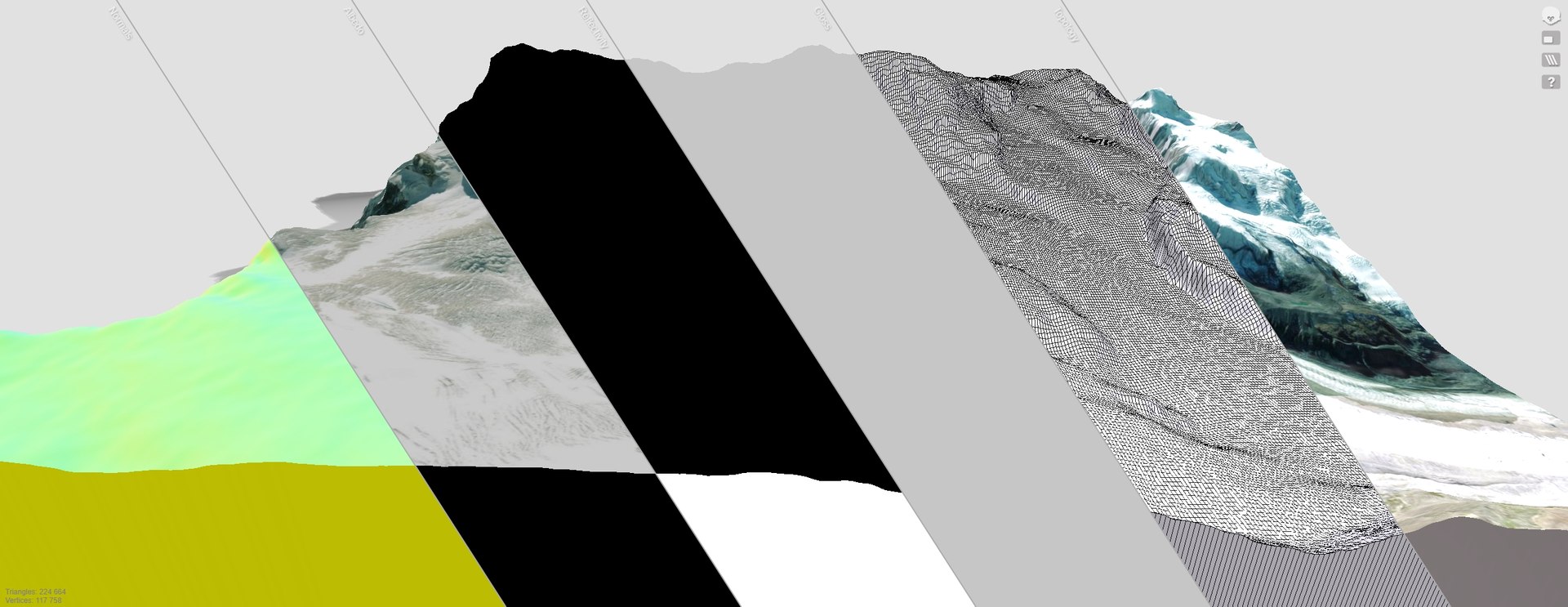 Mountain Landscape The Gorner Glacier Switzerland 3D Model - TurboSquid ...