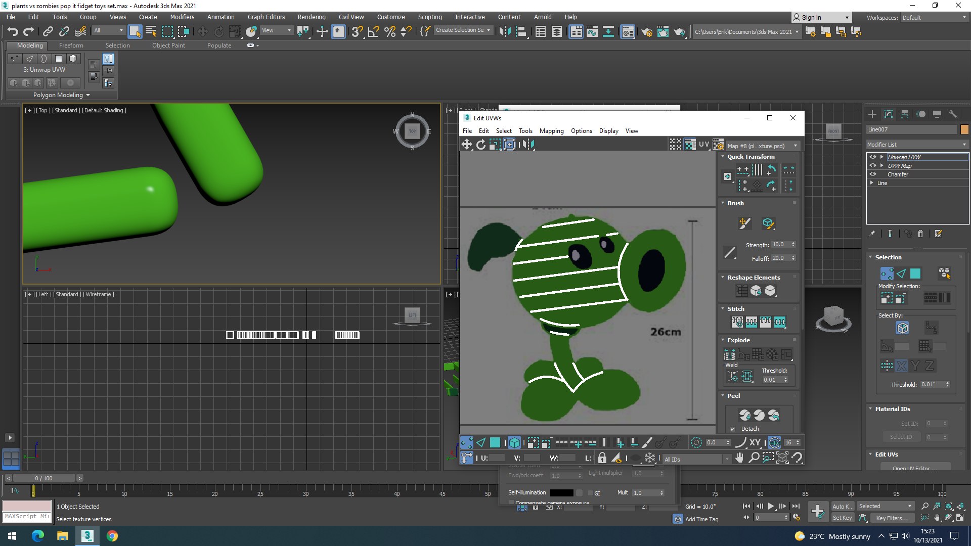 Plants vs Zombies Pop It Fidget Toys Set 3D model - TurboSquid 1800659