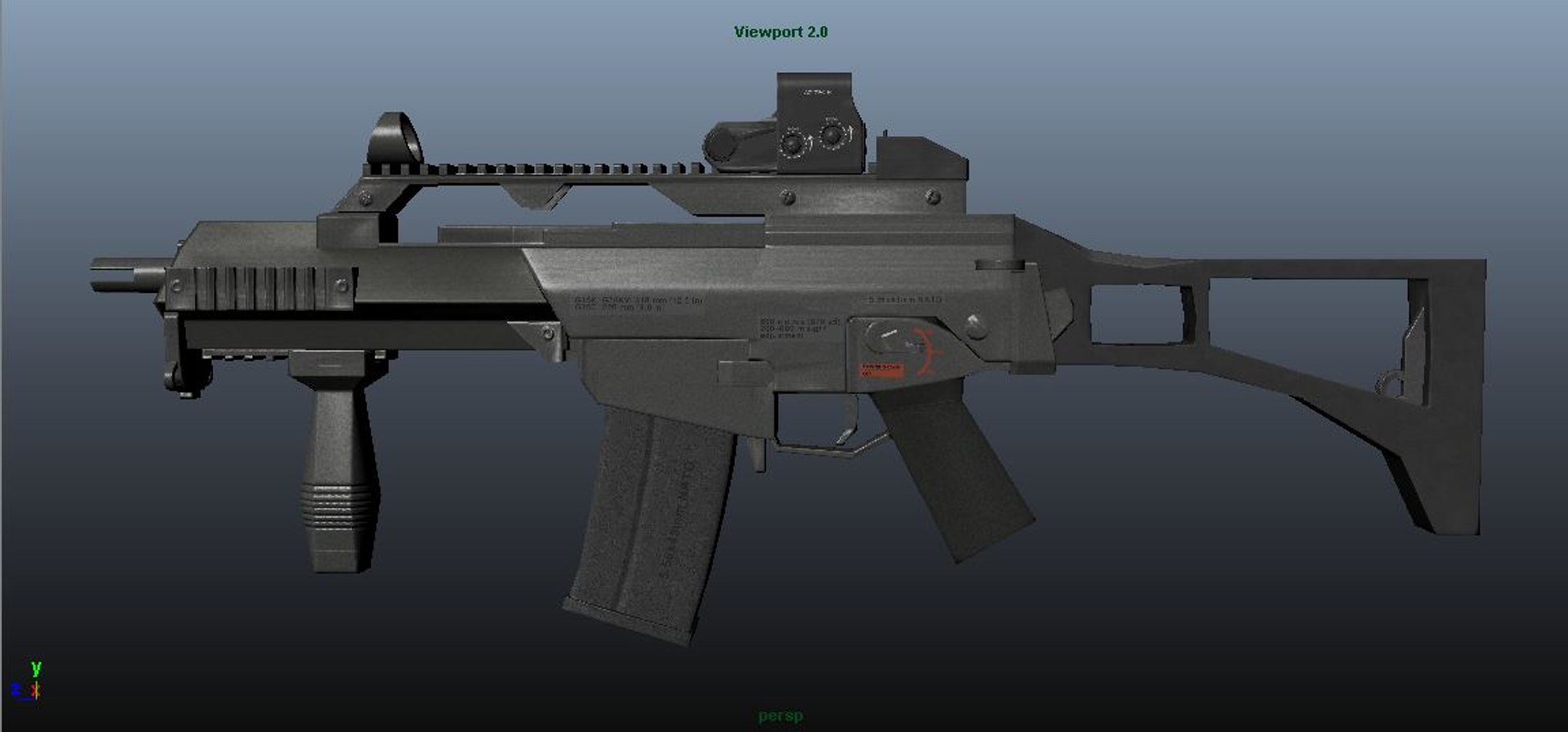 3D G-36 Gun Model - TurboSquid 1171451
