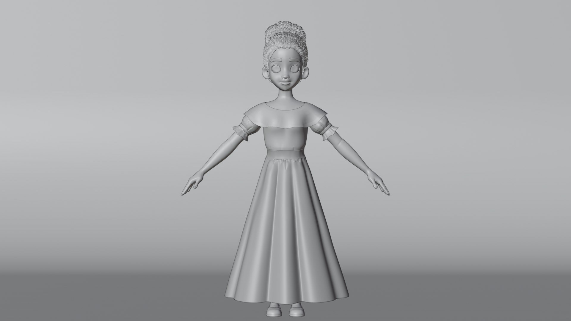 3D Model Tiana Cartoon Women Character - TurboSquid 1932450