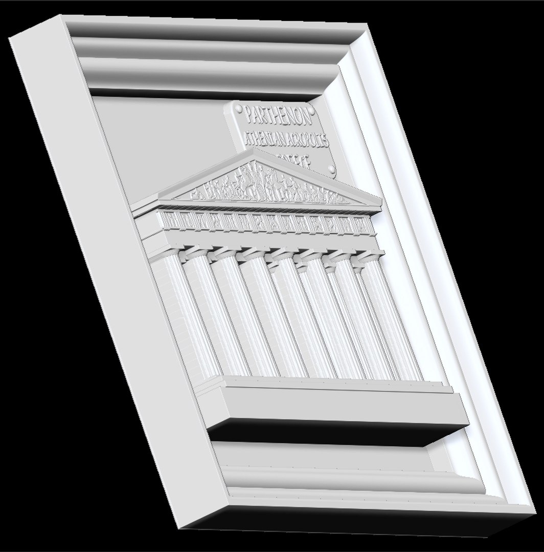 3D parthenon panno stl file model - TurboSquid 1362266