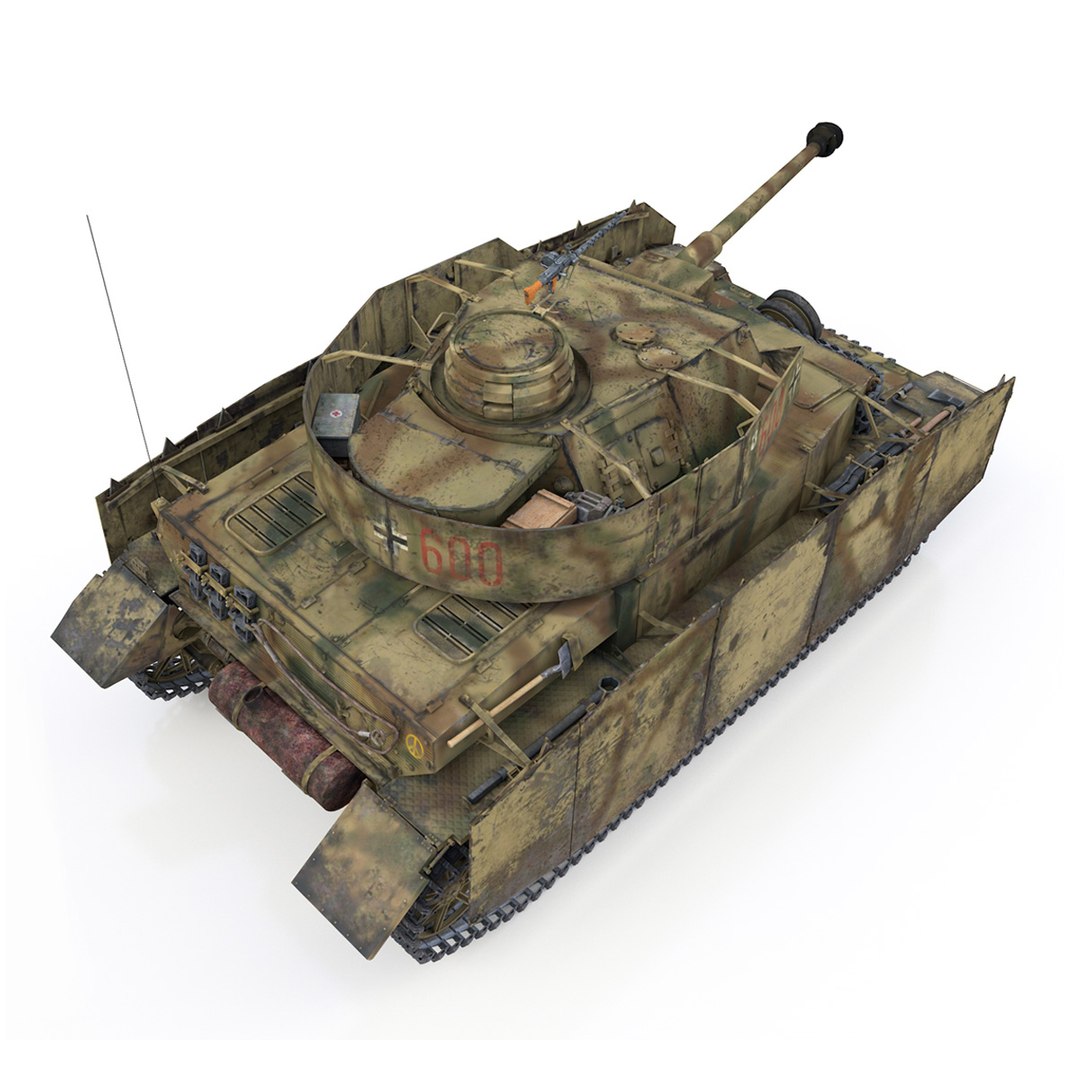 3D German Panzer 4 Ausf Model - TurboSquid 1288250