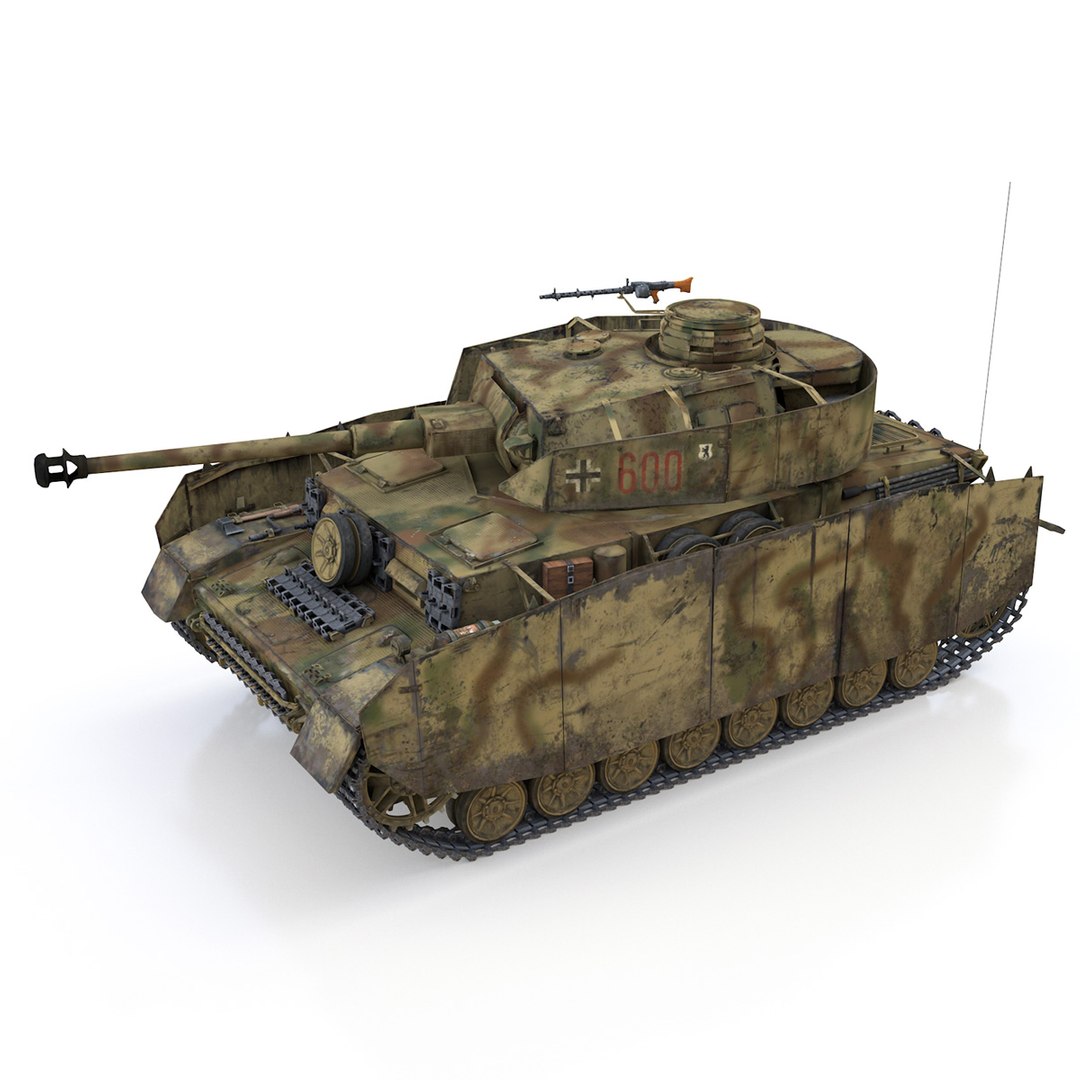 3D German Panzer 4 Ausf Model - TurboSquid 1288250