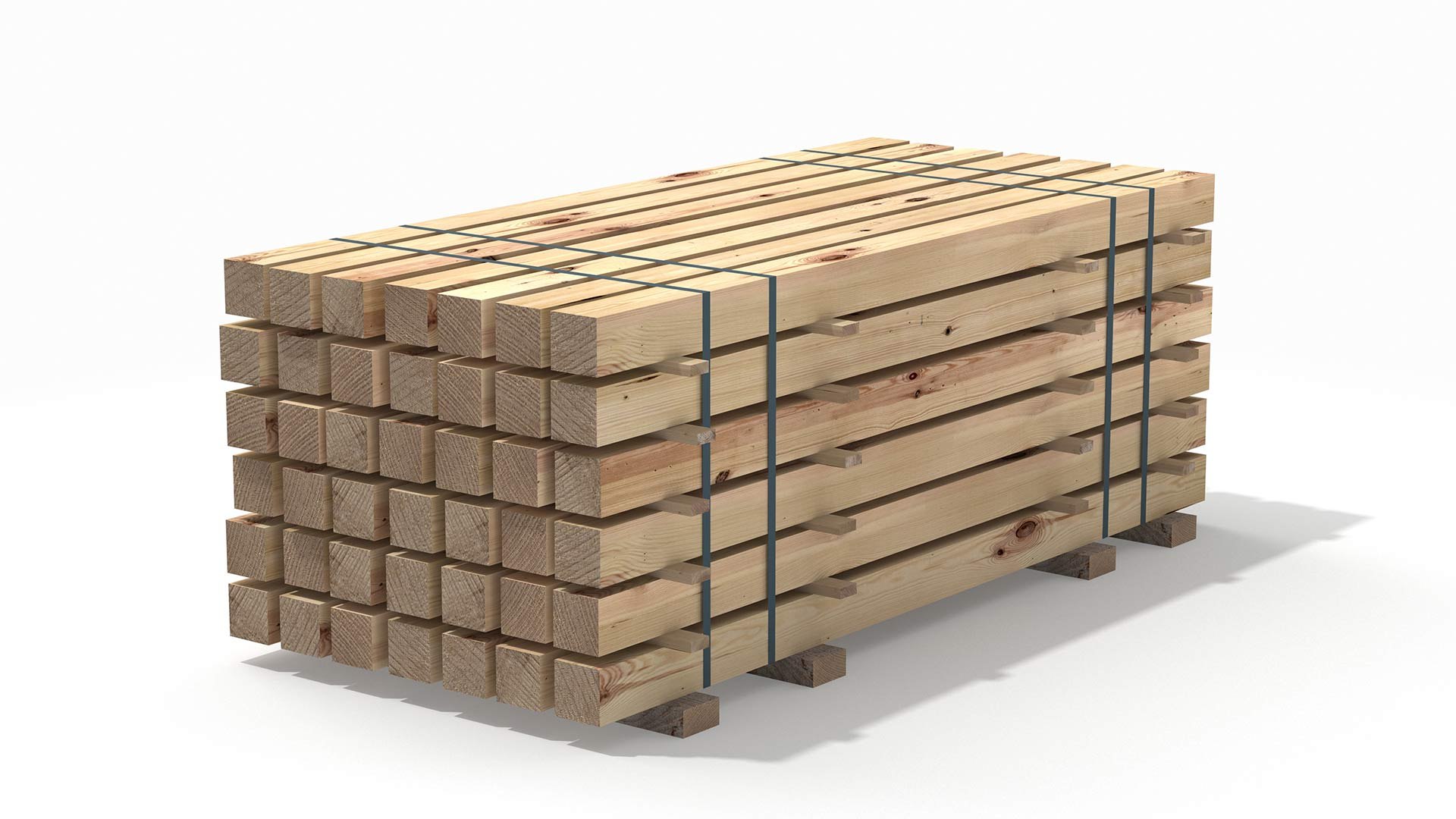 3D Stack Of Wooden Beams PBR Model - TurboSquid 2184424