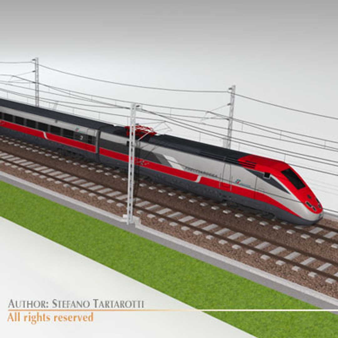 3ds etr500 frecciarossa speed train
