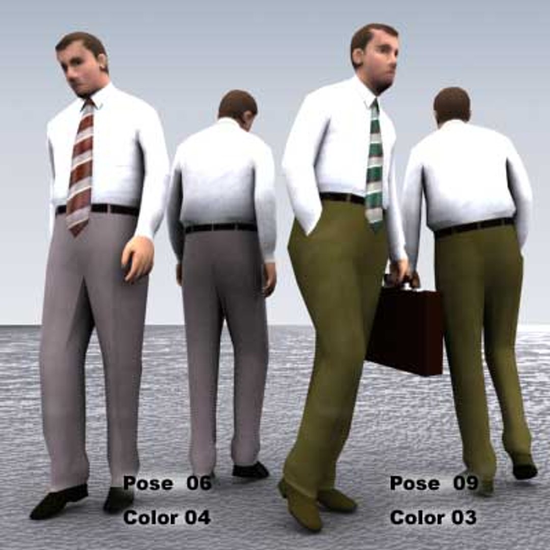 3d Model Male Man People
