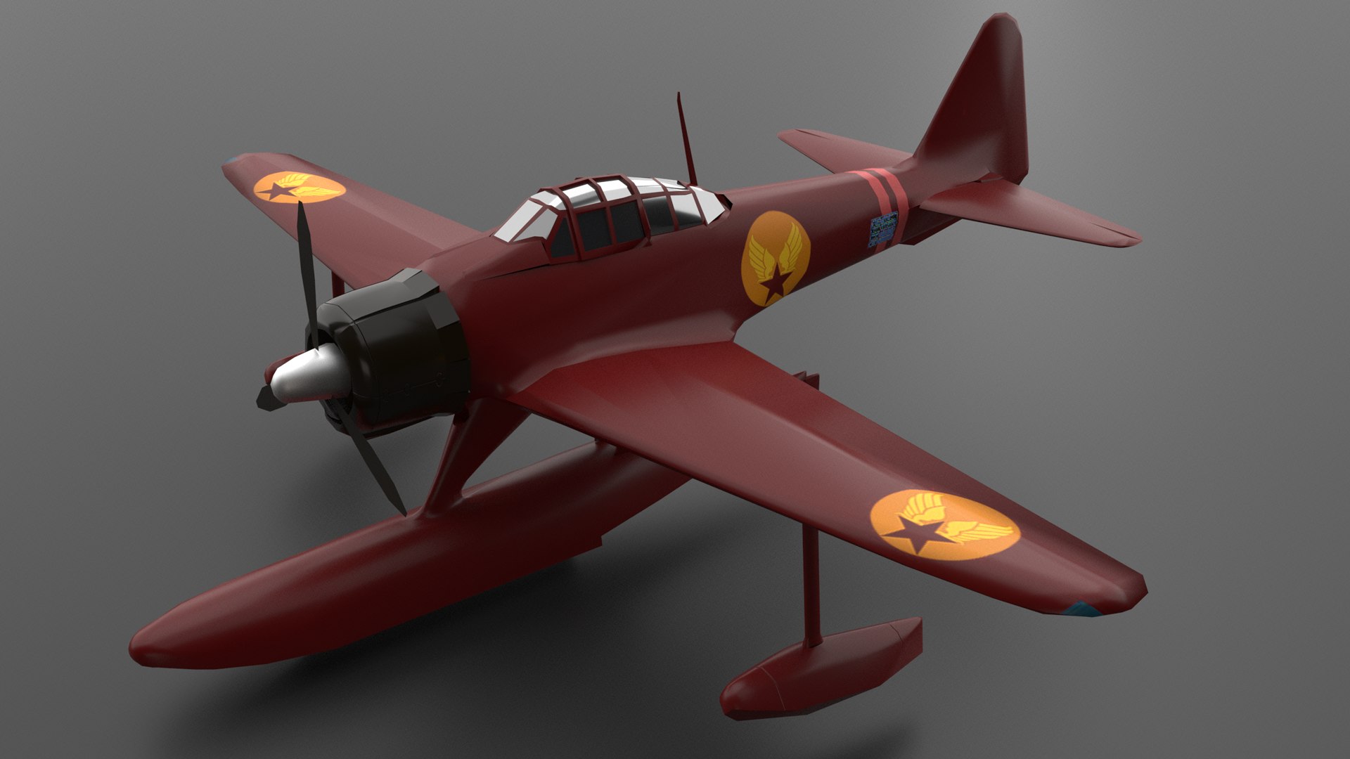 3D Biplane Model - TurboSquid 1855876