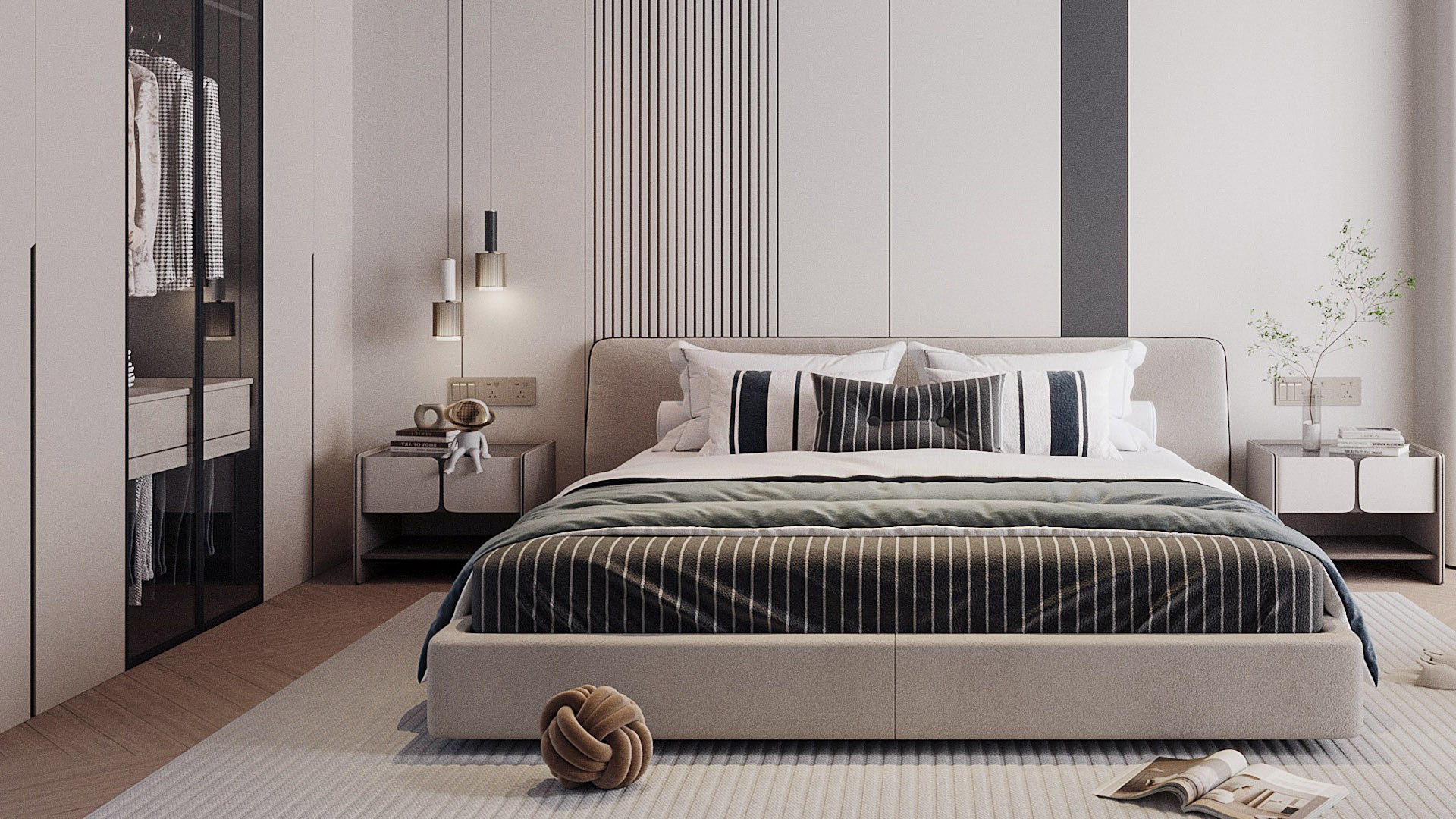 Modern Bedroom 3d Model Turbosquid 2130198