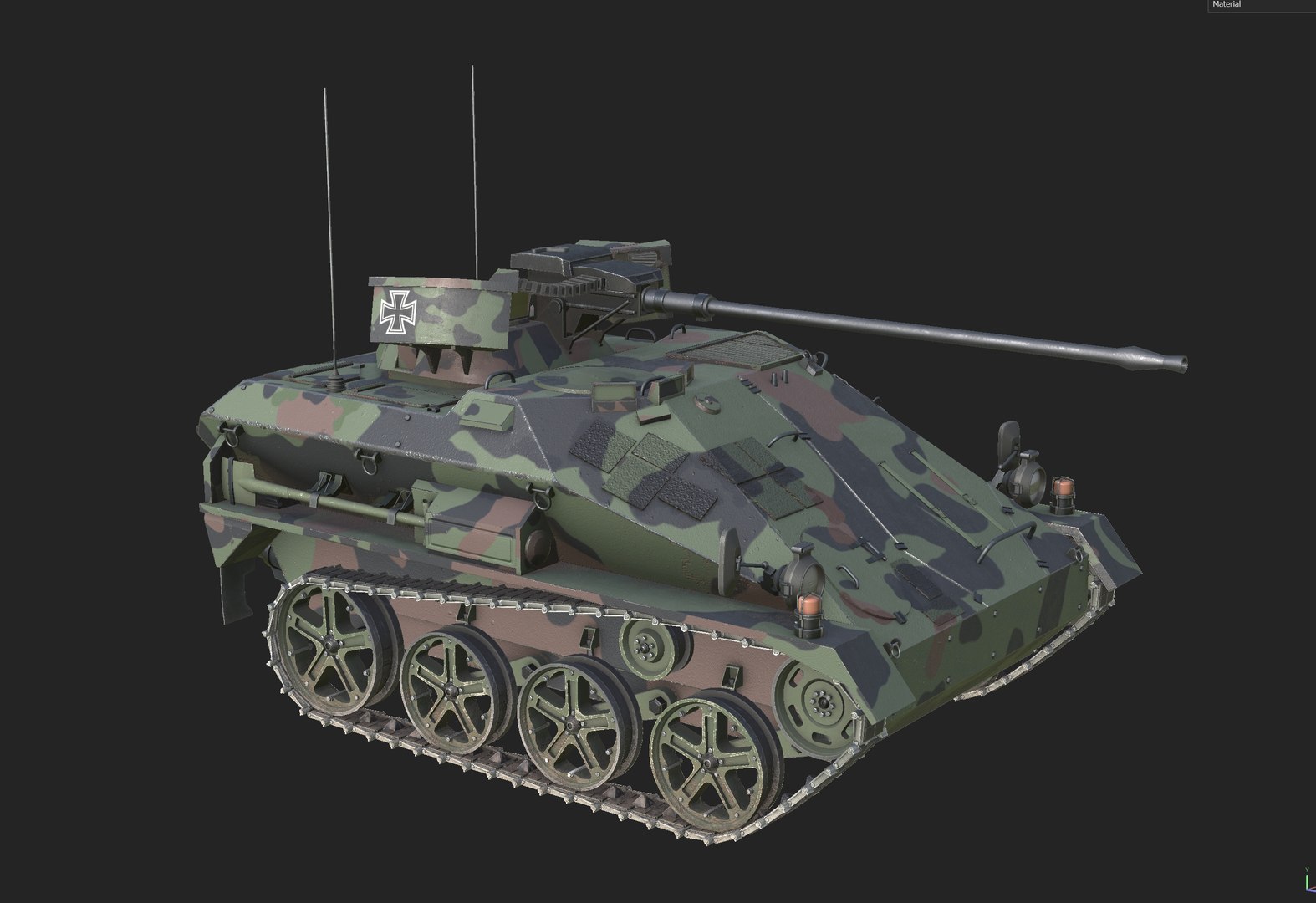 3D Wiesel Armoured Weapons Carrier - TurboSquid 2241175