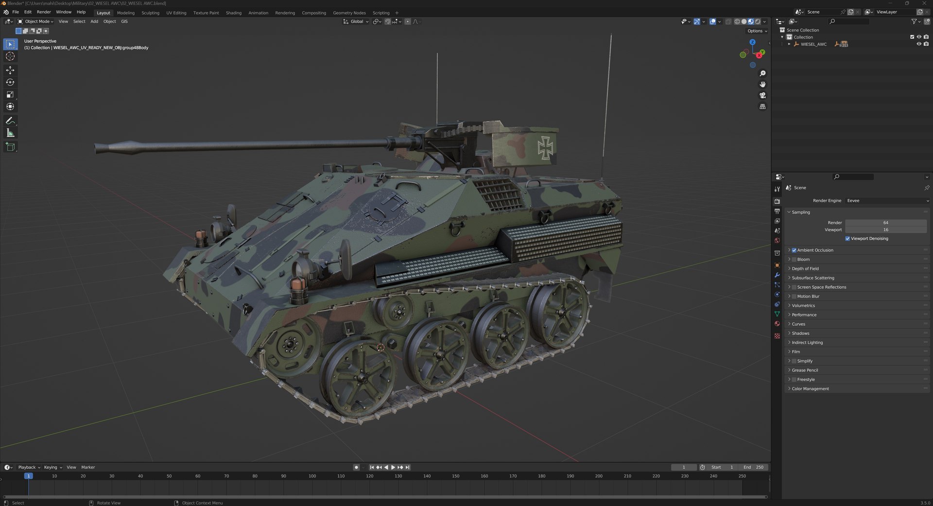 3D Wiesel Armoured Weapons Carrier - TurboSquid 2241175
