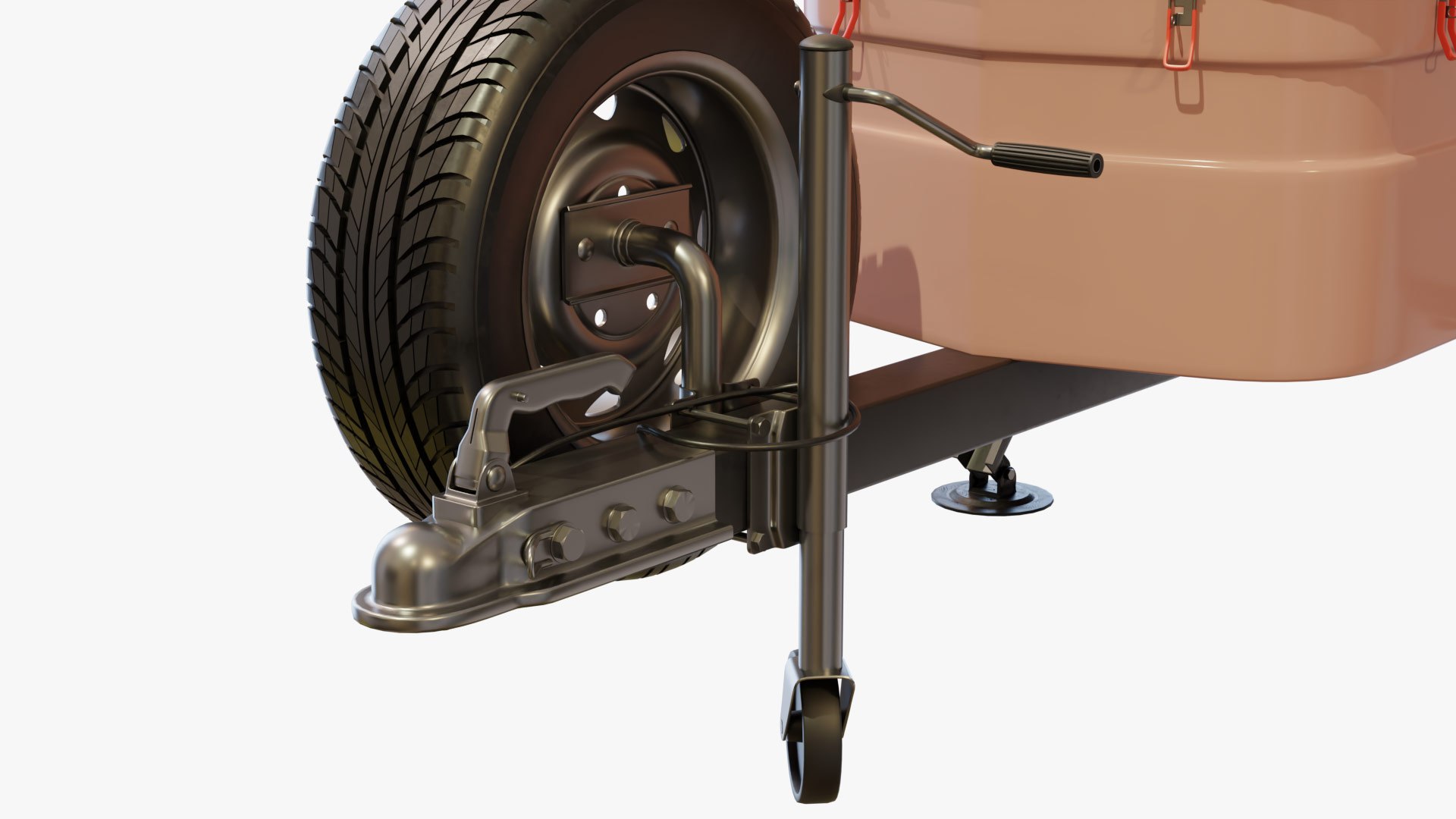 3D MeerKat Travel Trailer Model - TurboSquid 2381476