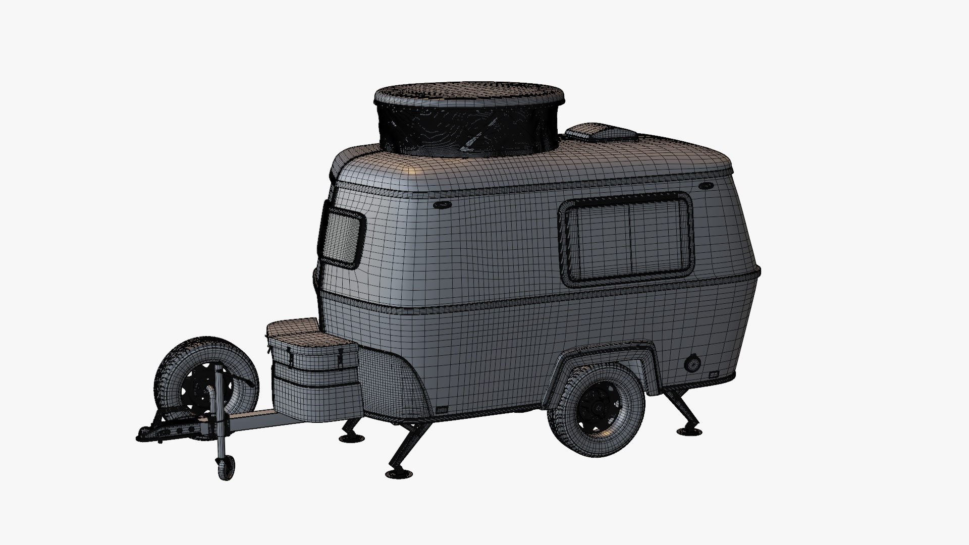 3D MeerKat Travel Trailer Model - TurboSquid 2381476